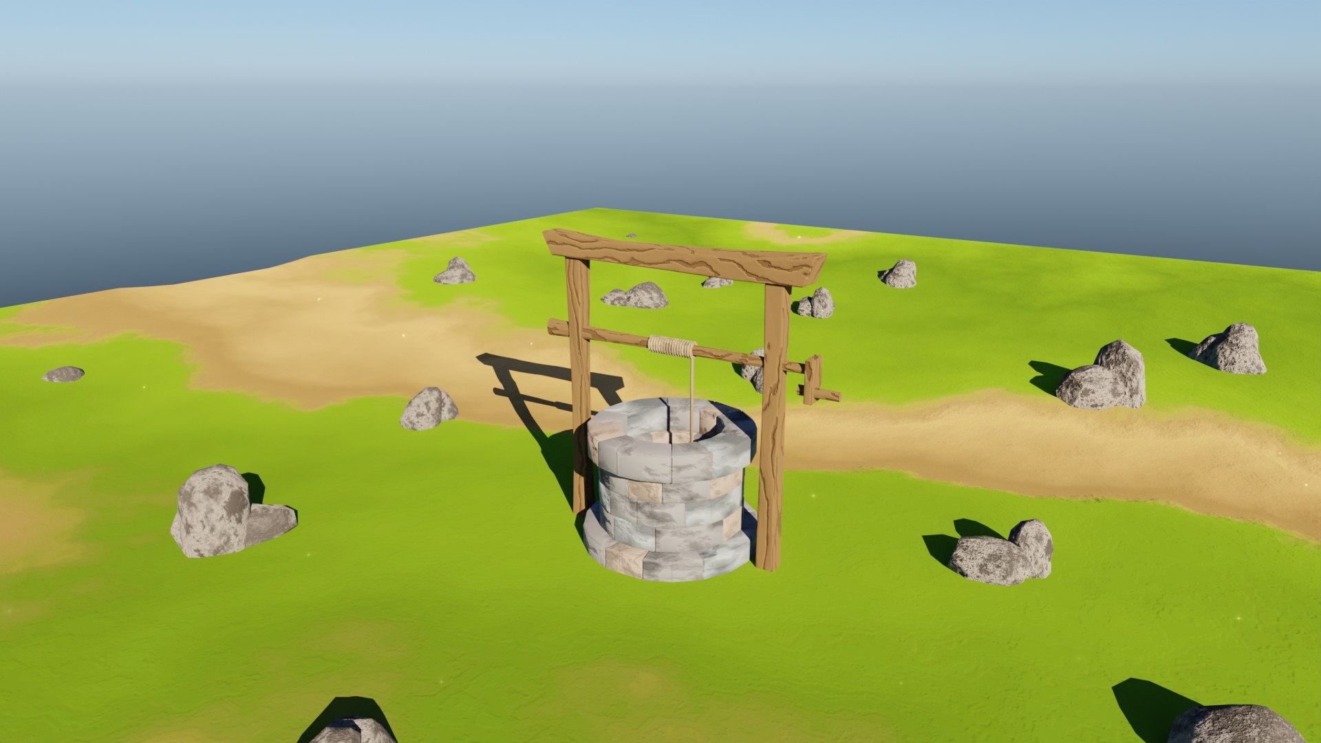 Free Low Poly Well Free 3D Model - TurboSquid 2411080