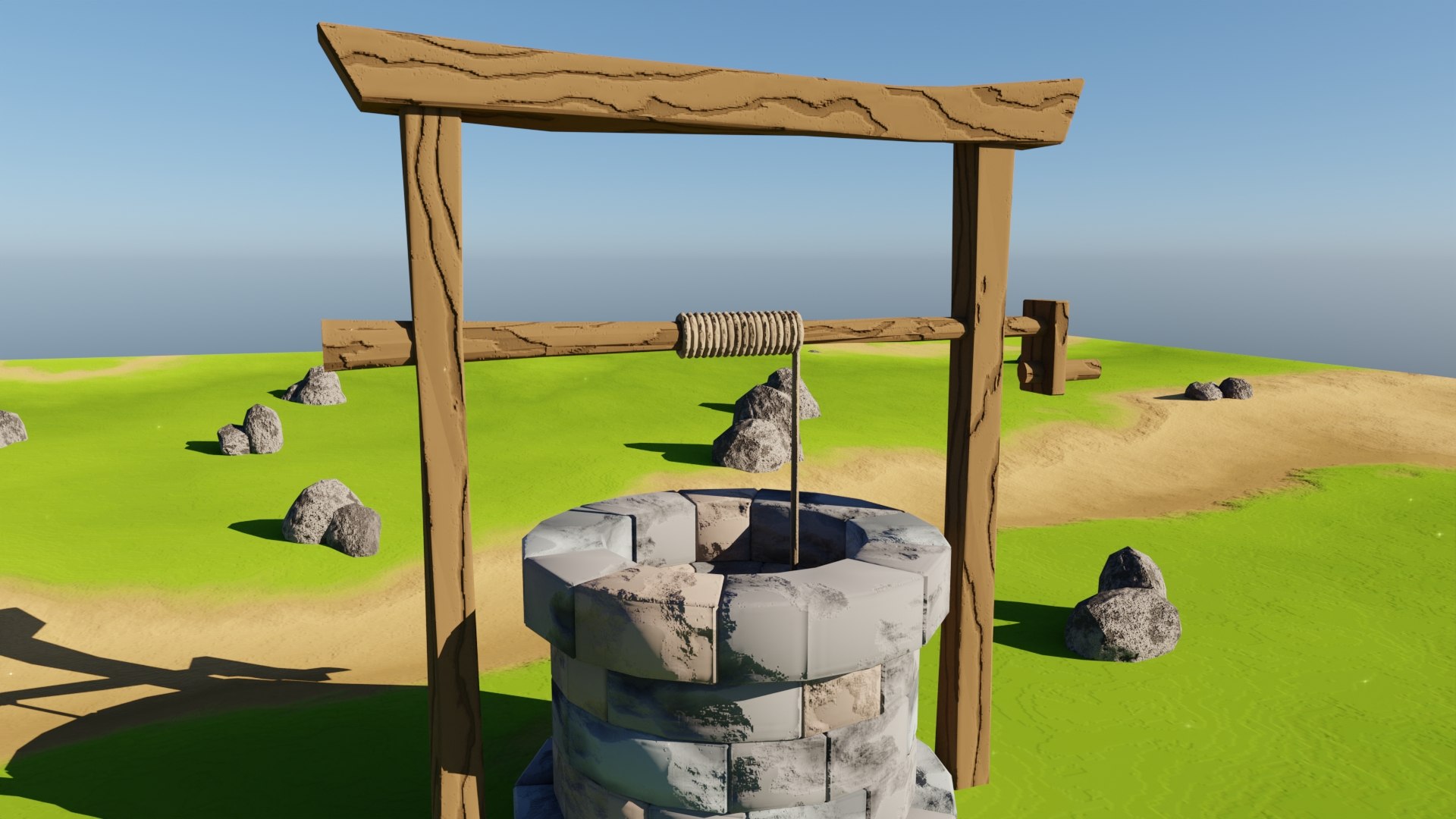 Free Low Poly Well Free 3D Model - TurboSquid 2411080