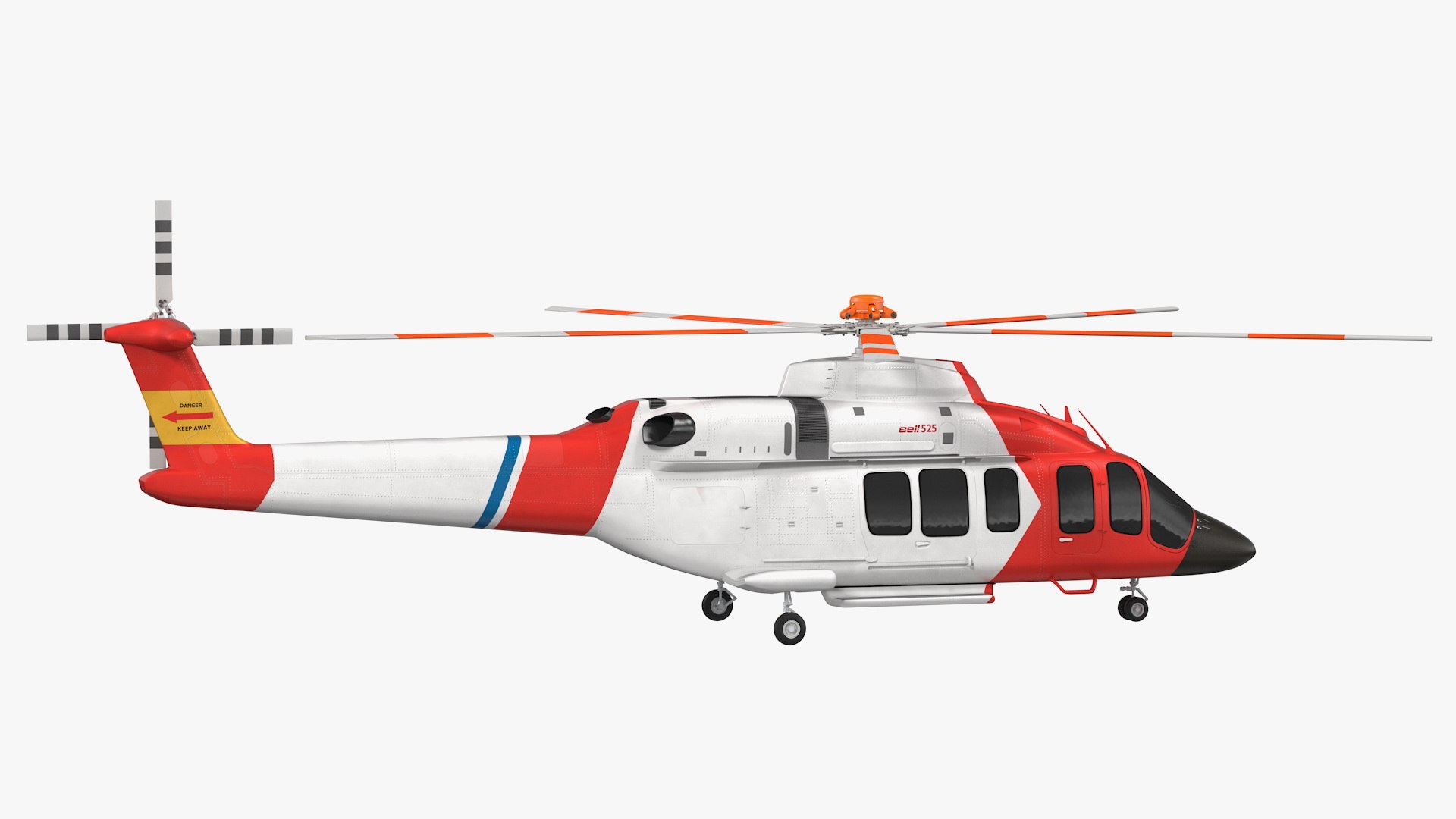 3D model bell 525 relentless paramedic - TurboSquid 1495160