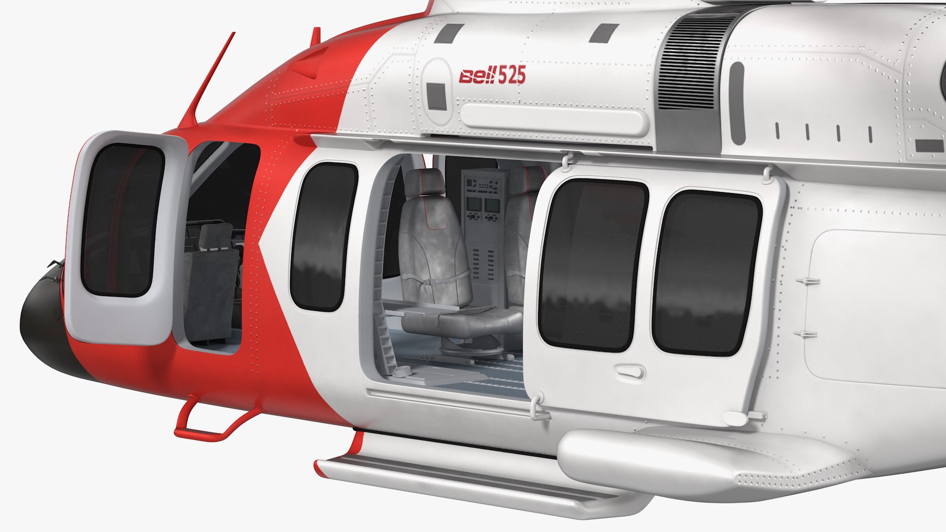 3D model bell 525 relentless paramedic - TurboSquid 1495160