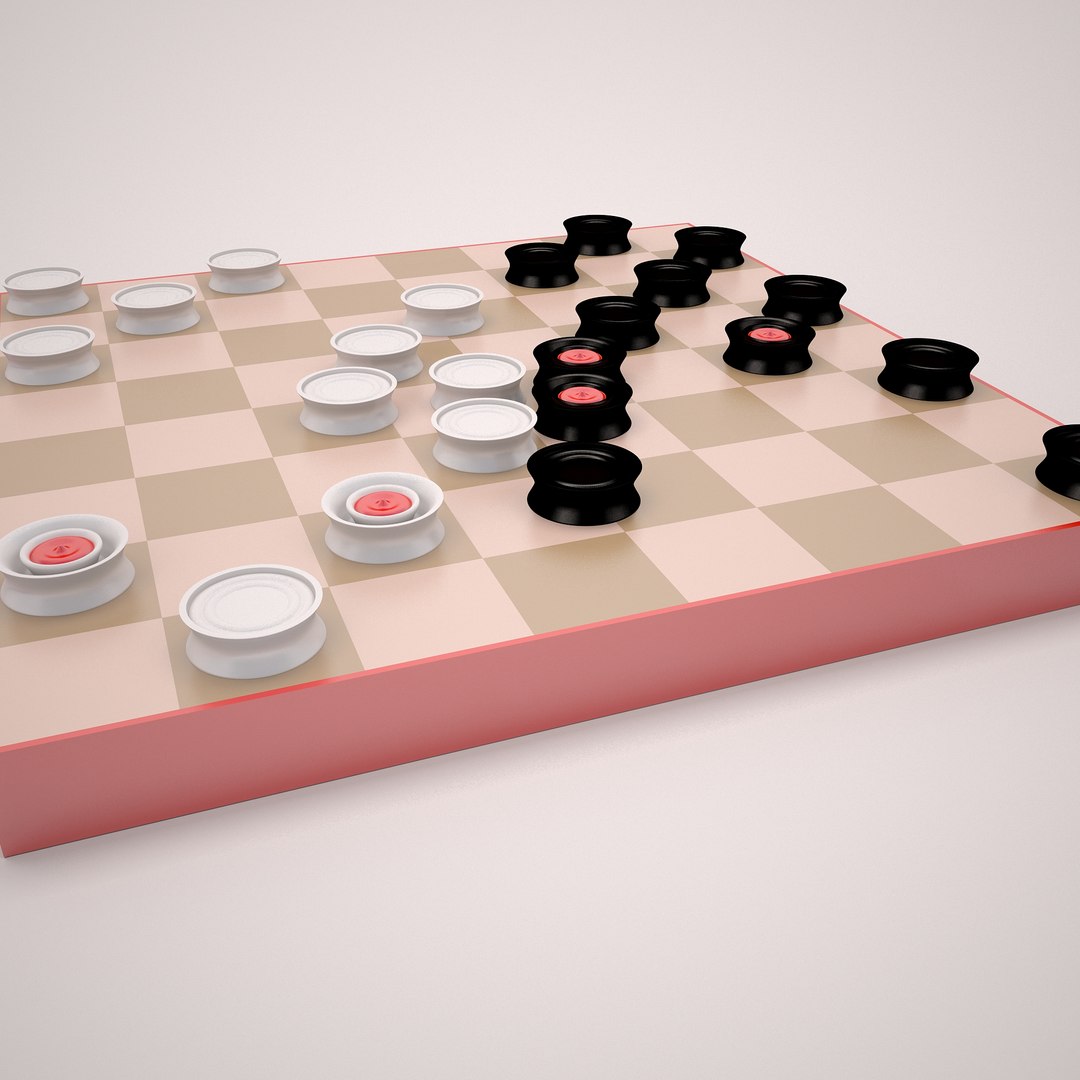 3D checkers model - TurboSquid 1687086