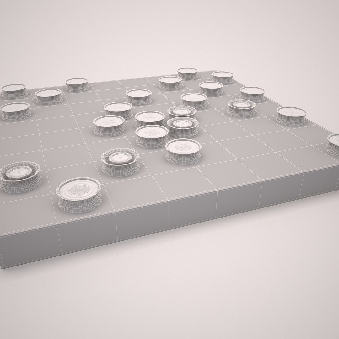 3D checkers model - TurboSquid 1687086