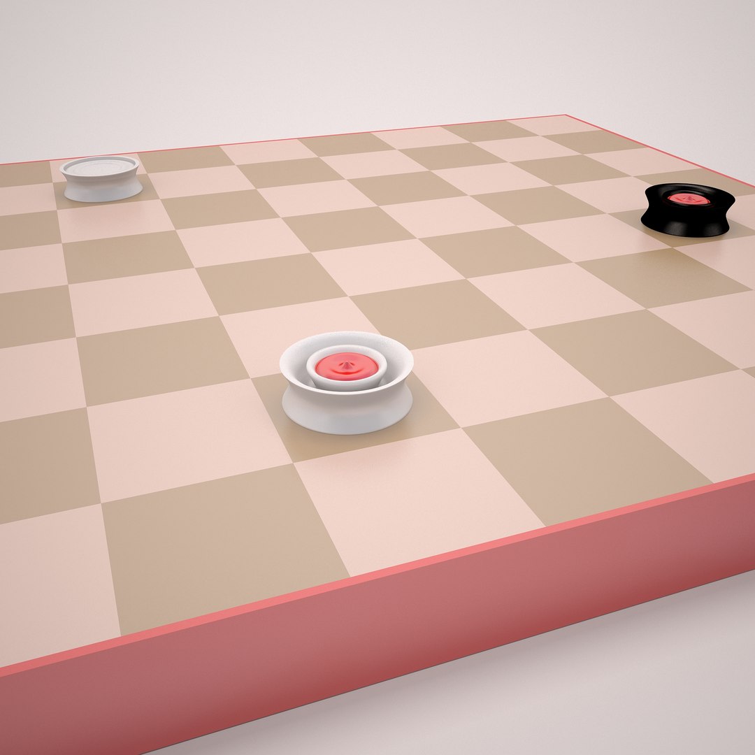 3D checkers model - TurboSquid 1687086