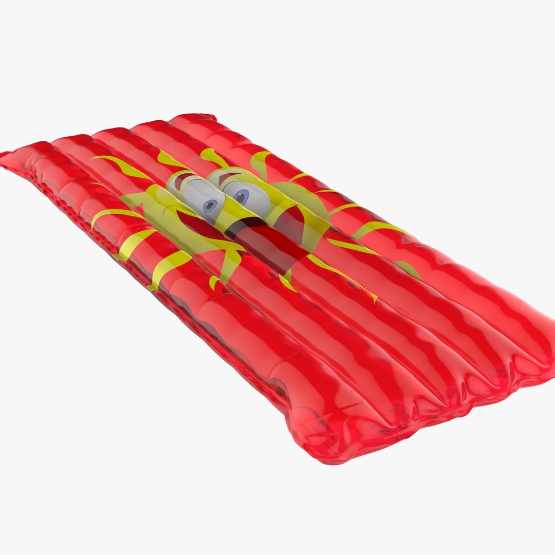 Red Inflatable Swimming Pool 3D Model - TurboSquid 1186289