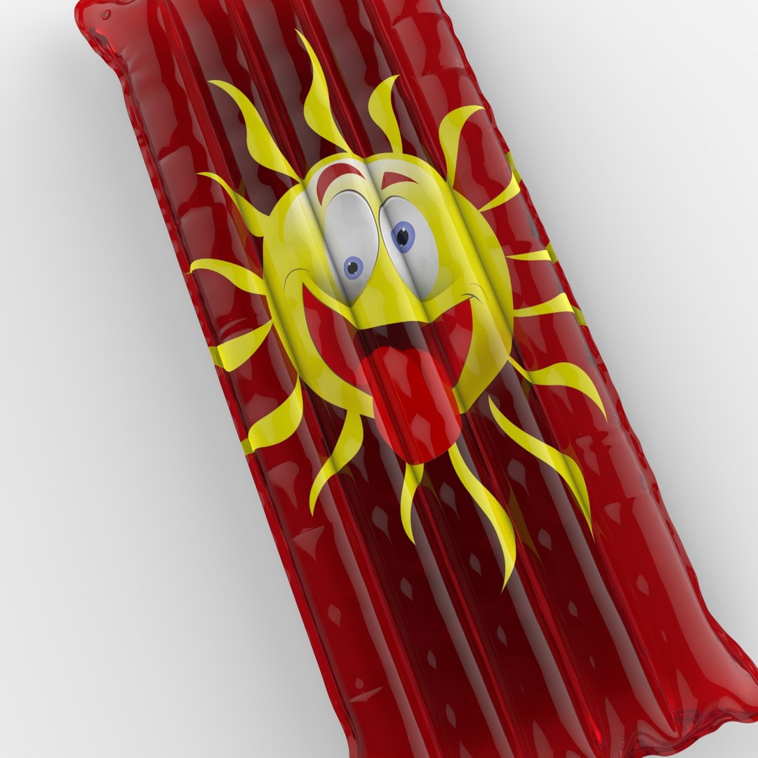 Red Inflatable Swimming Pool 3D Model - TurboSquid 1186289