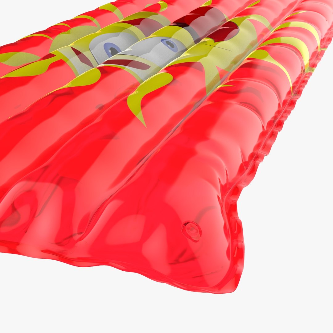 Red Inflatable Swimming Pool 3D Model - TurboSquid 1186289