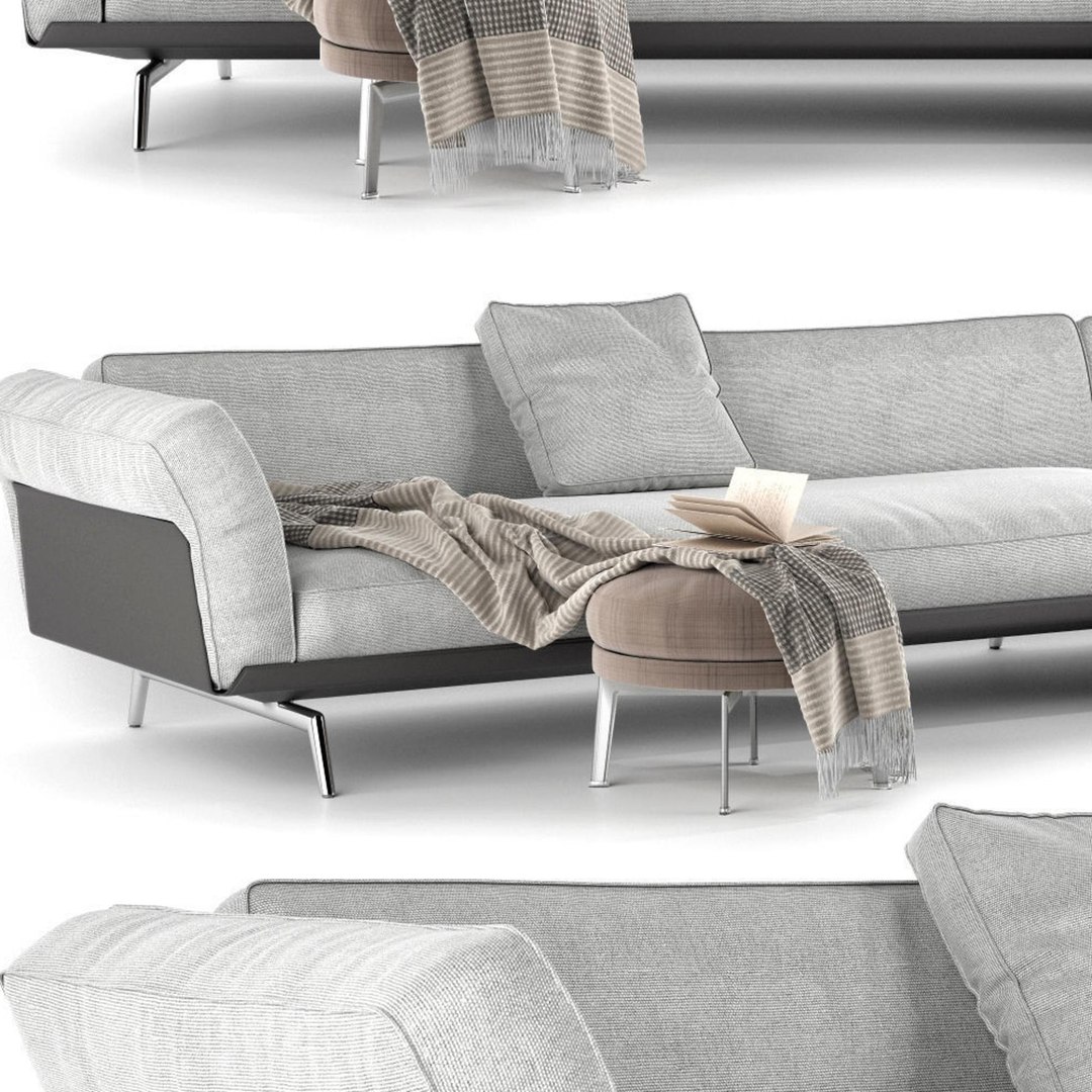 Flexform person multi fabric modern model - TurboSquid 2120779