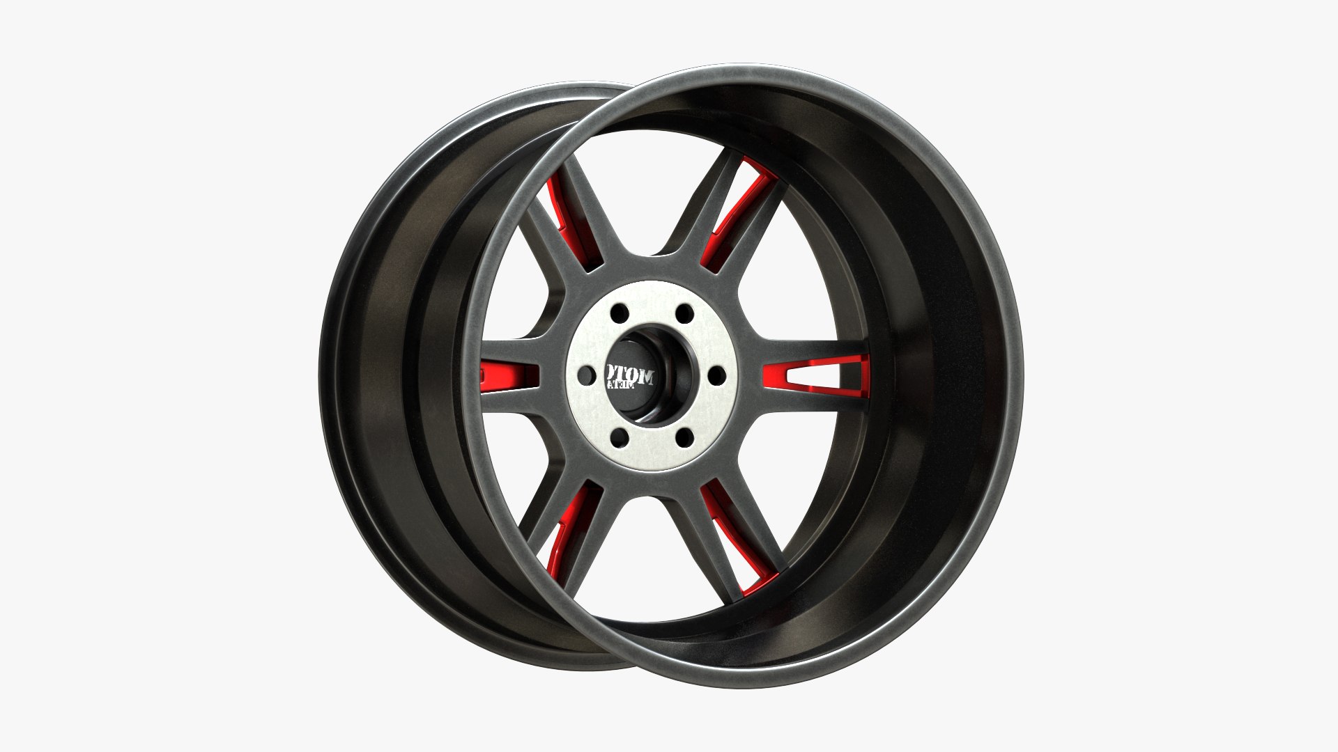 Moto Metal Wheel Rim Model - TurboSquid 1534514