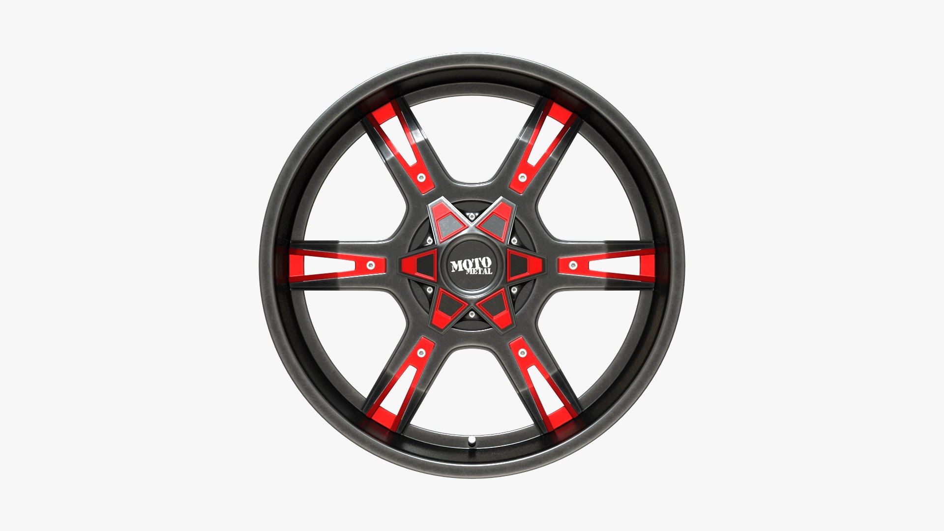 Moto Metal Wheel Rim Model - TurboSquid 1534514