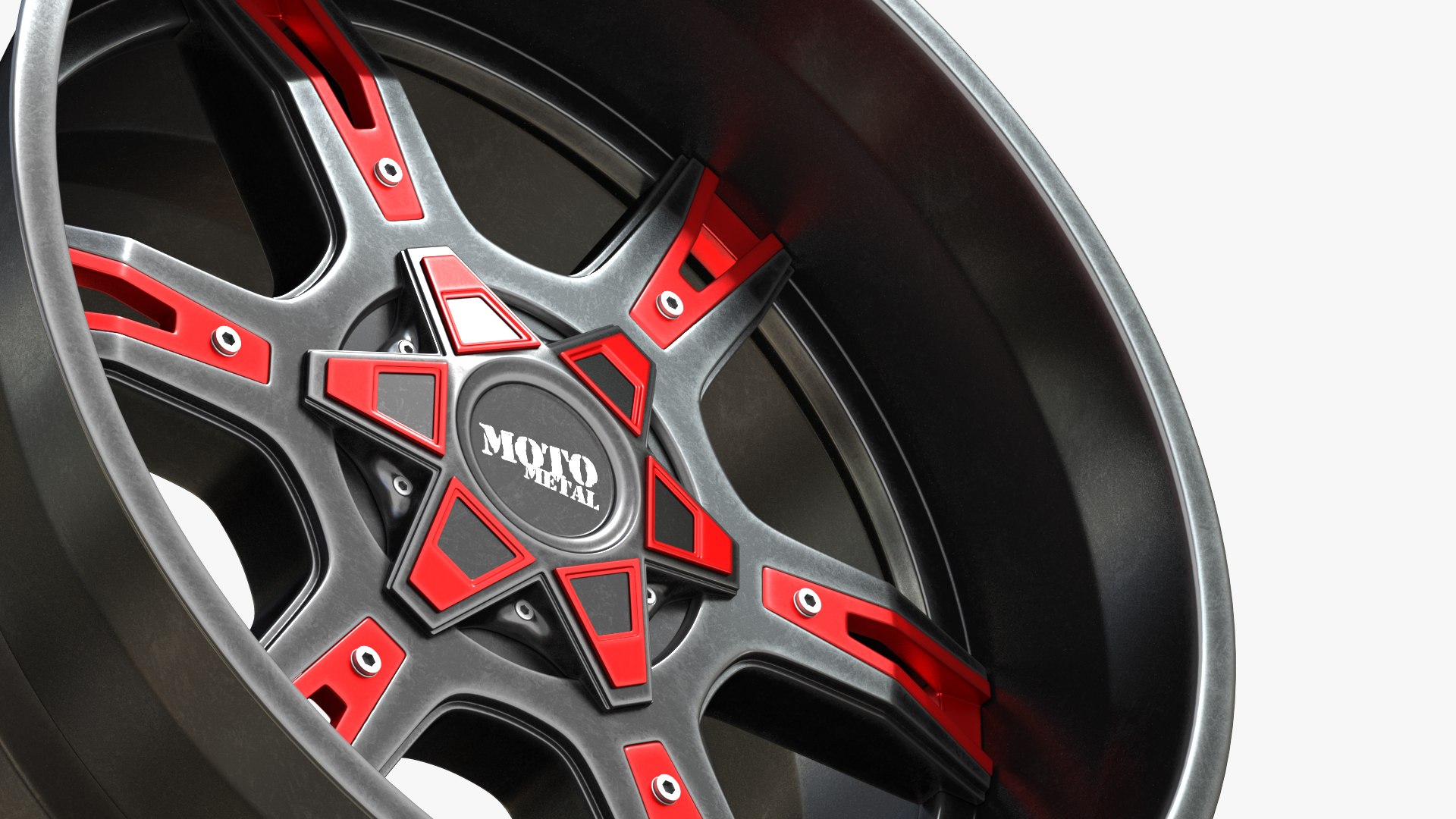 Moto Metal Wheel Rim Model - TurboSquid 1534514