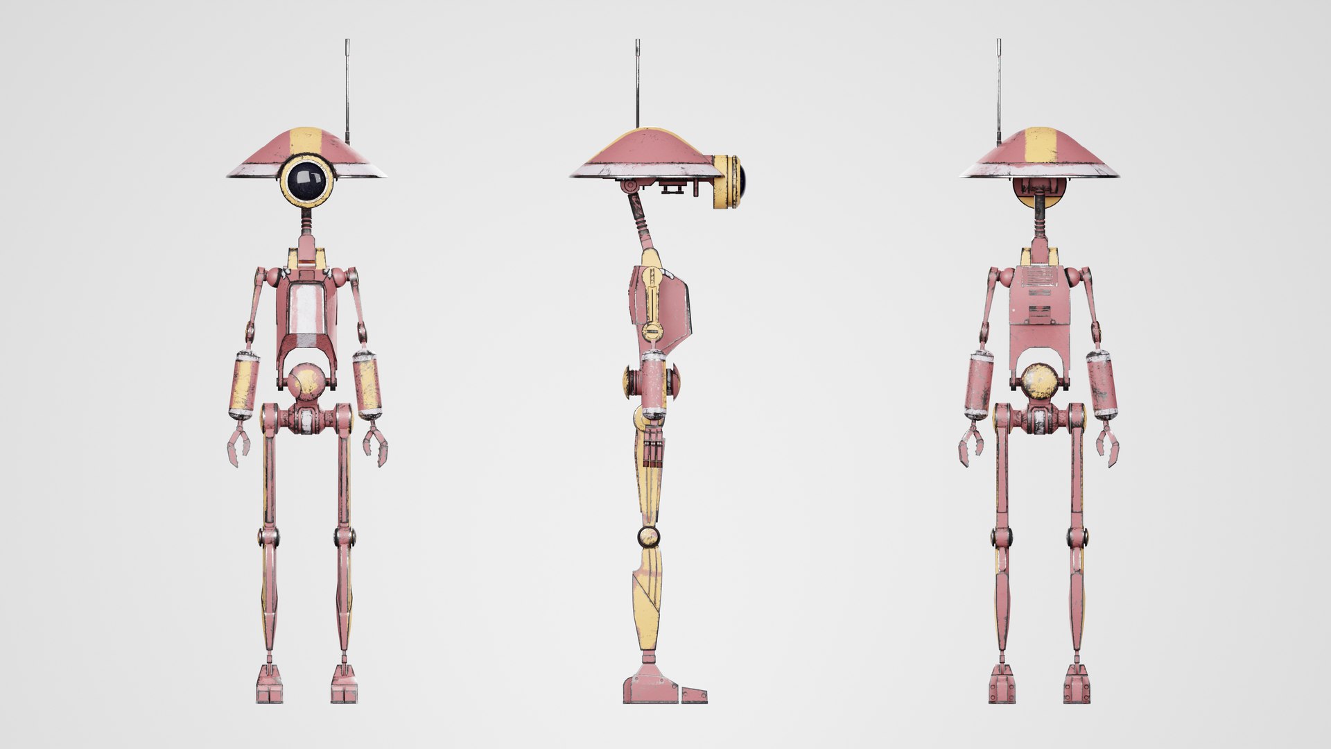 3D Model Pit Droid 3 Variants Star Wars - TurboSquid 2080061