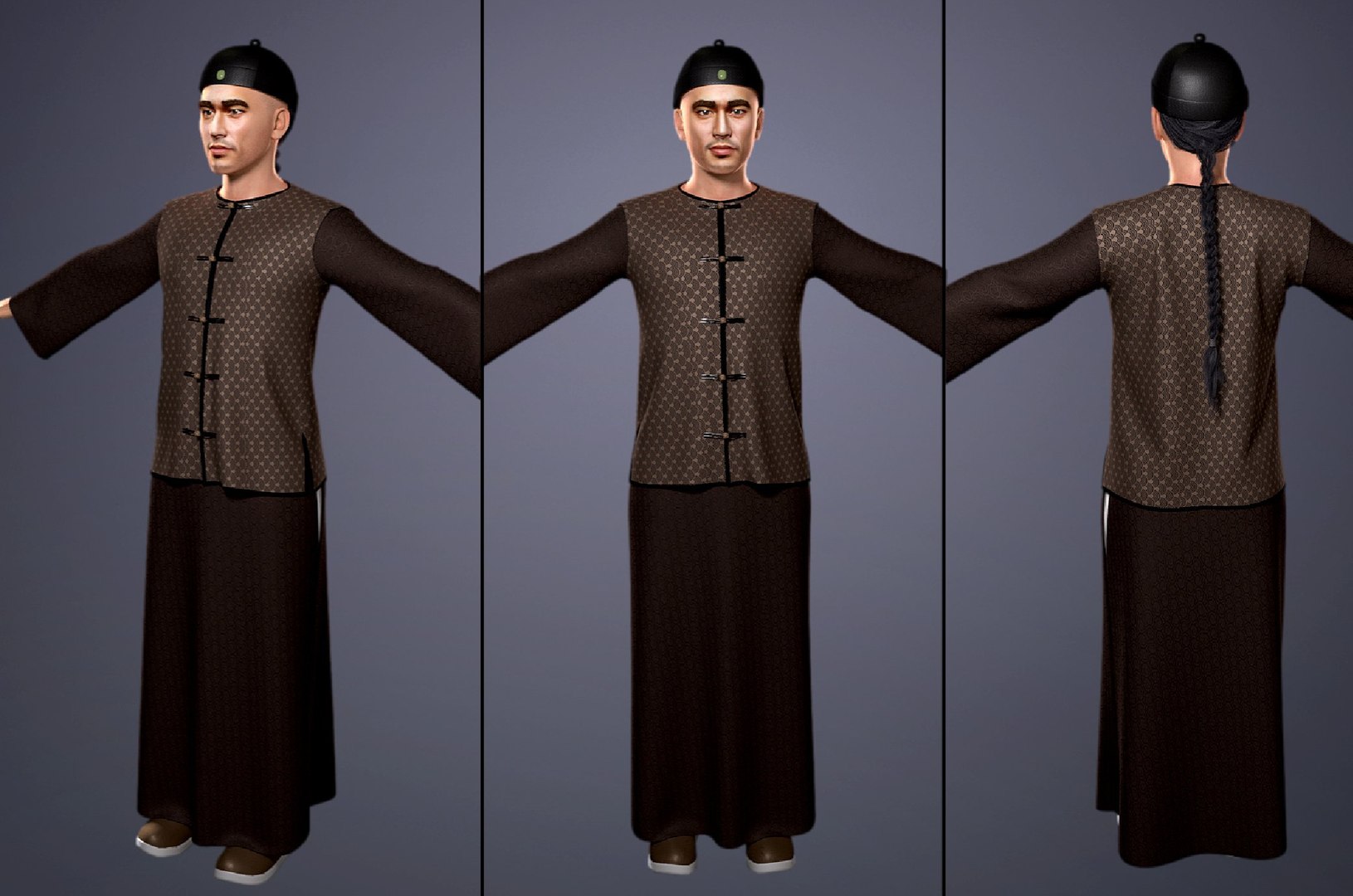 3D Prince Of Qing Dynasty In Ancient China Model - TurboSquid 2203070