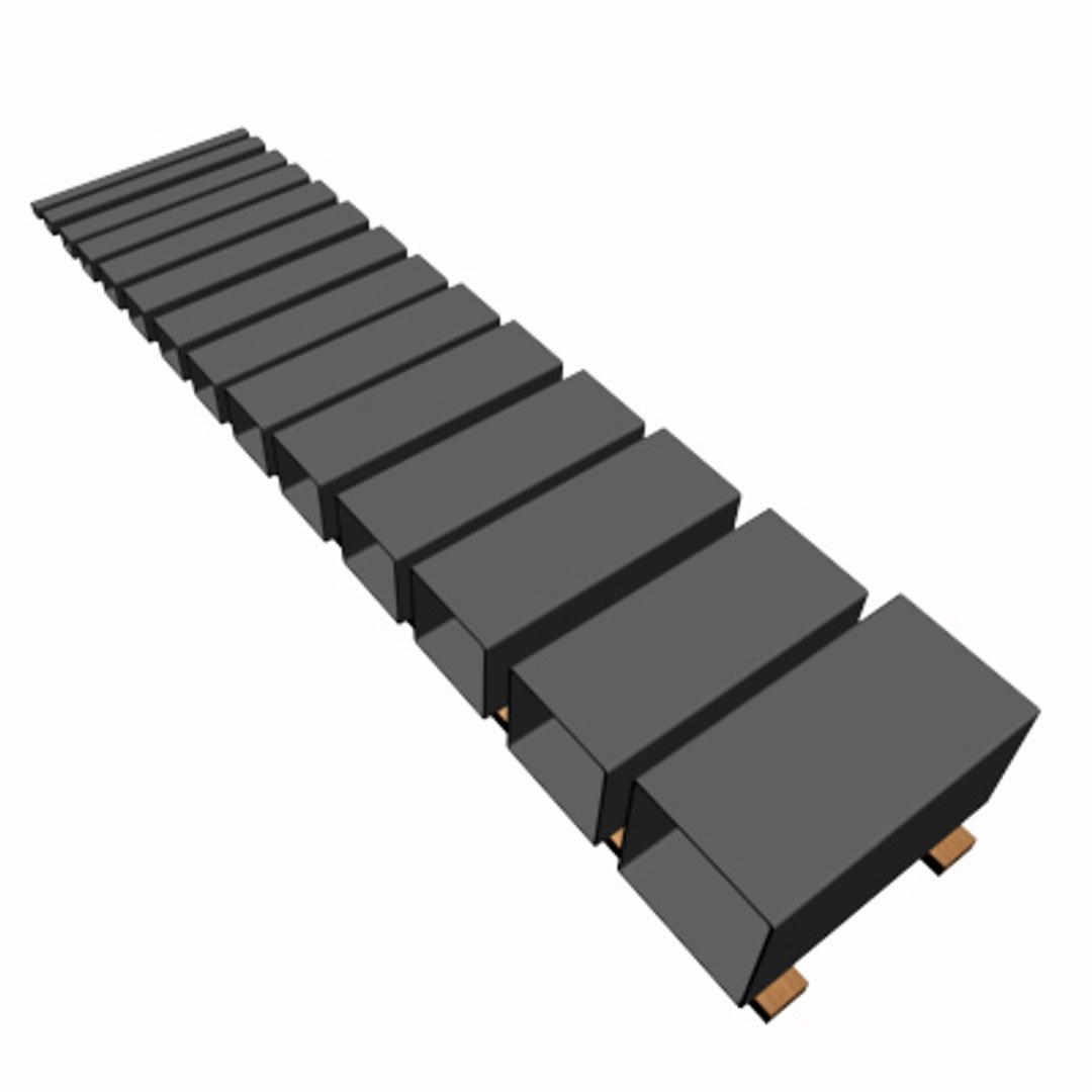 1 Wall Square Tube 3d Model