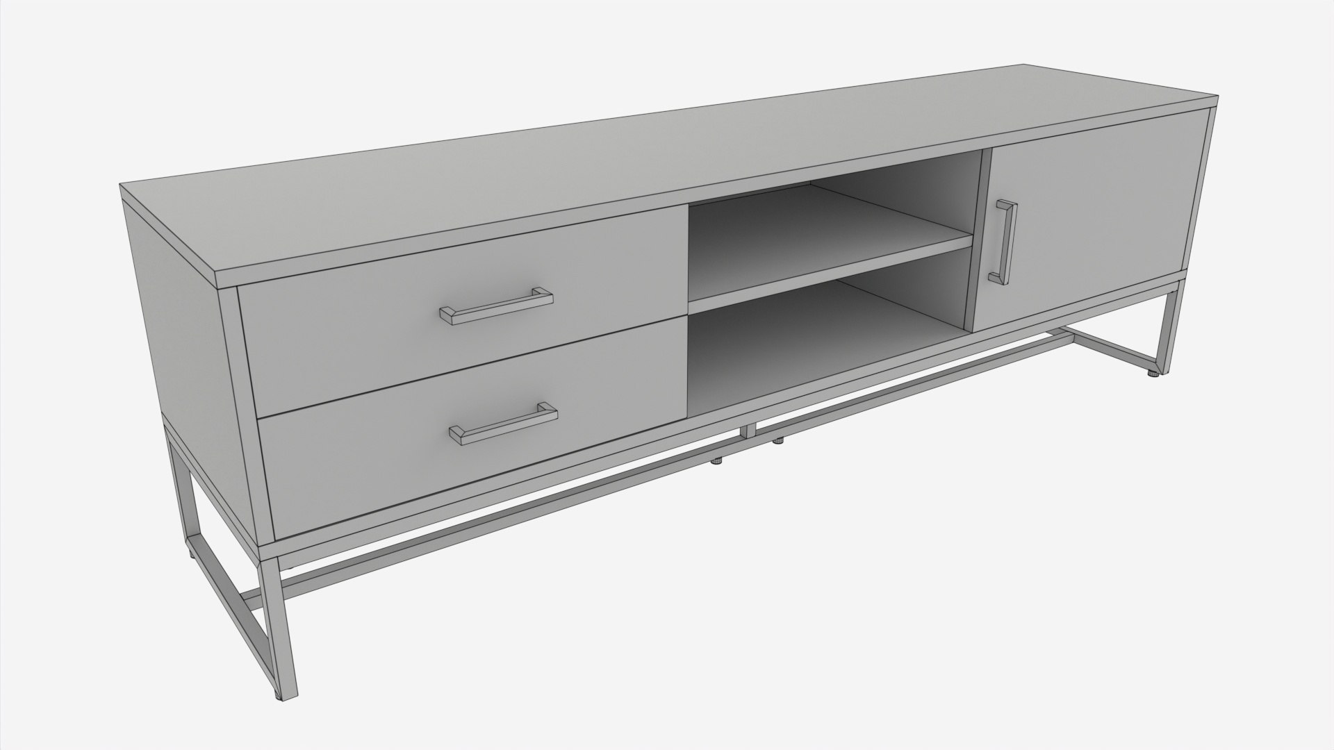 3D TV Table Amsterdam - TurboSquid 1967783