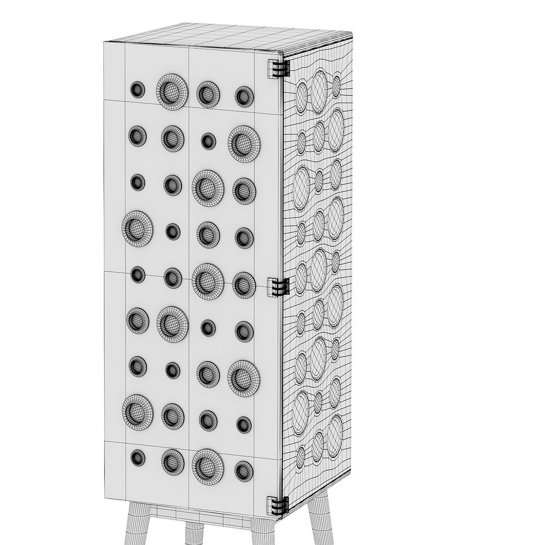 MONOCLES TALL CABINET By Maisonvalentina 3D Model - TurboSquid 1943954