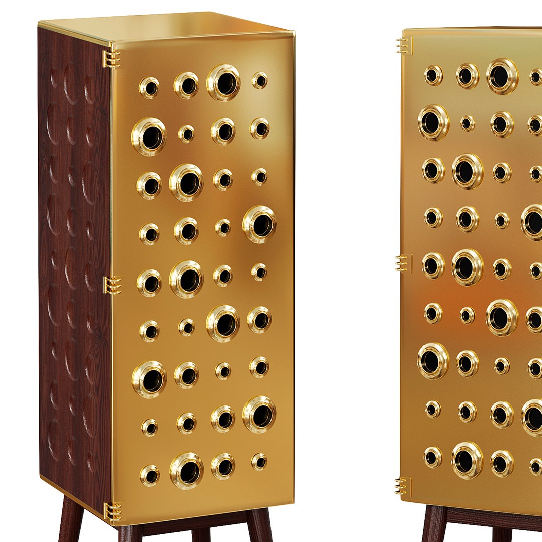 MONOCLES TALL CABINET By Maisonvalentina 3D Model - TurboSquid 1943954