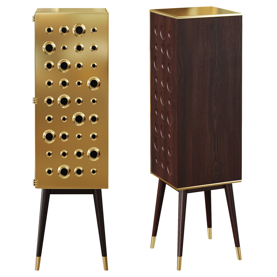 MONOCLES TALL CABINET By Maisonvalentina 3D Model - TurboSquid 1943954