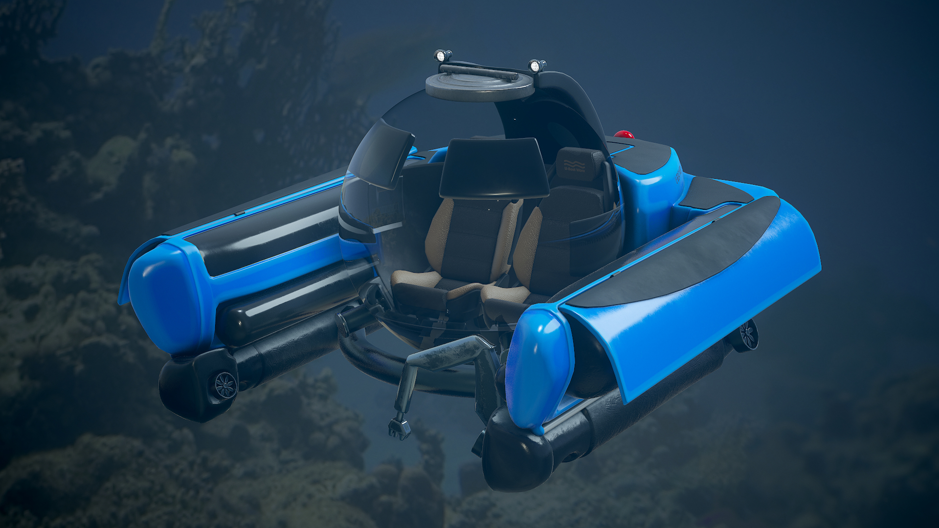 Underwater Mini U-boat C-explorer 3D - TurboSquid 1531838