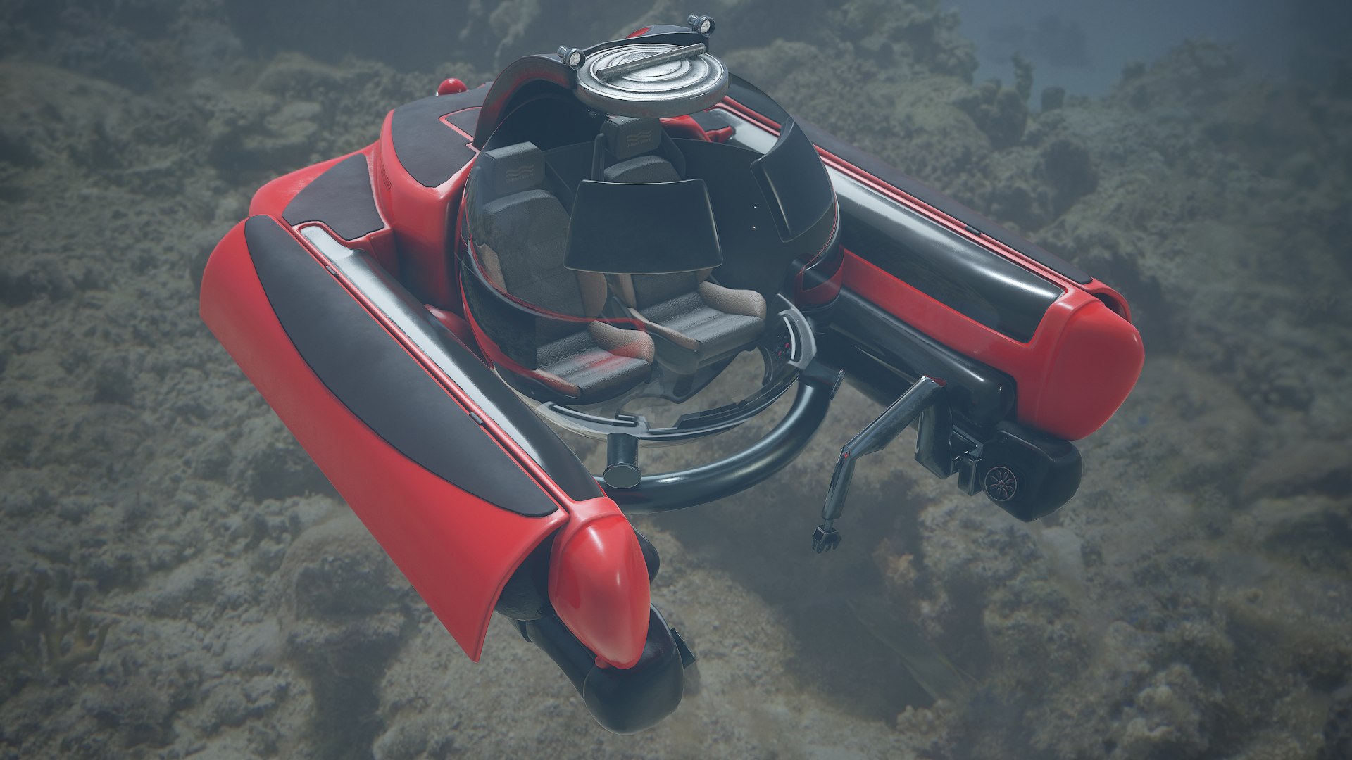 Underwater Mini U-boat C-explorer 3D - TurboSquid 1531838