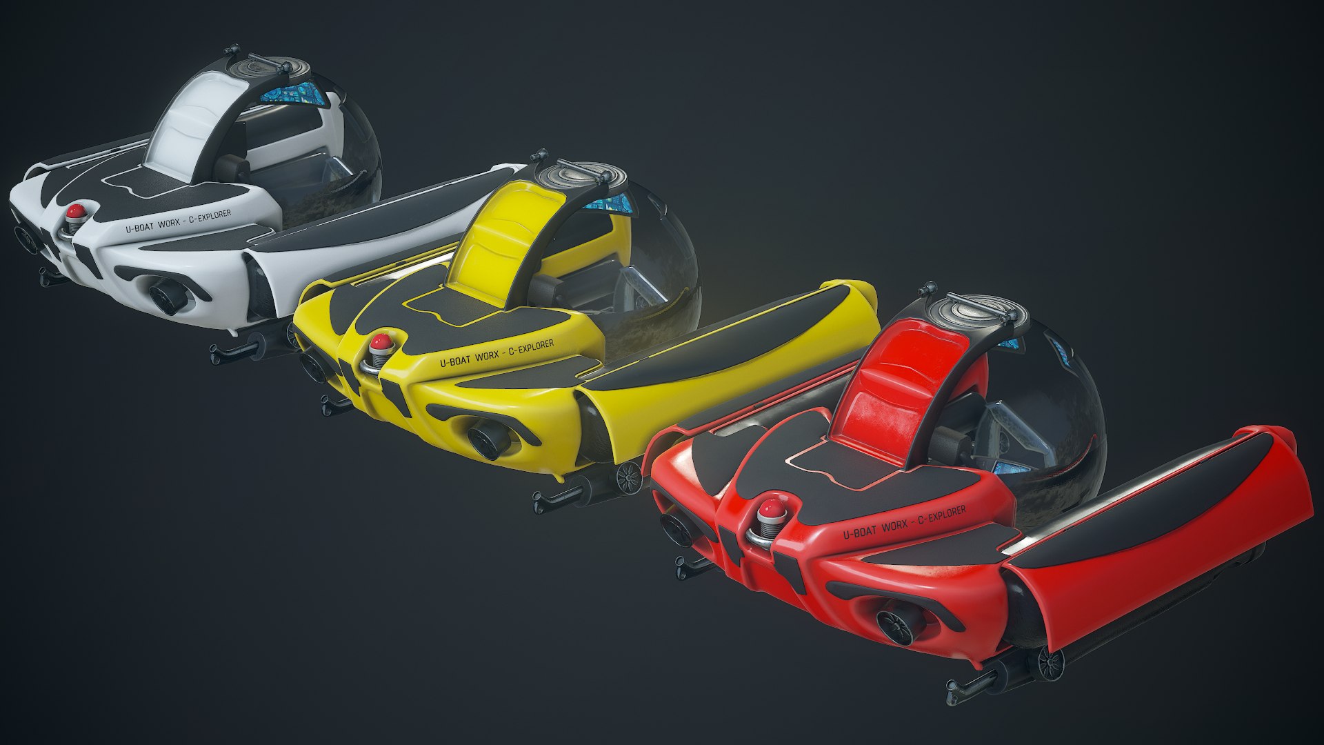 Underwater mini u-boat c-explorer 3D - TurboSquid 1531838
