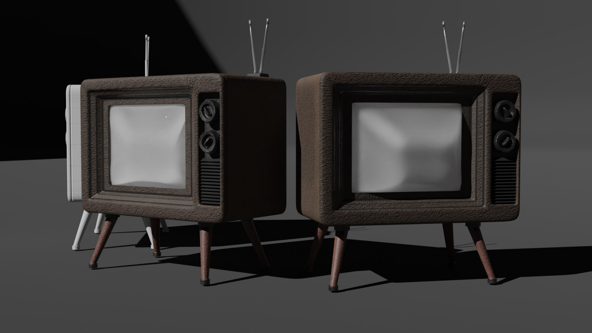 SIMPLE OLD TV Model - TurboSquid 1967873