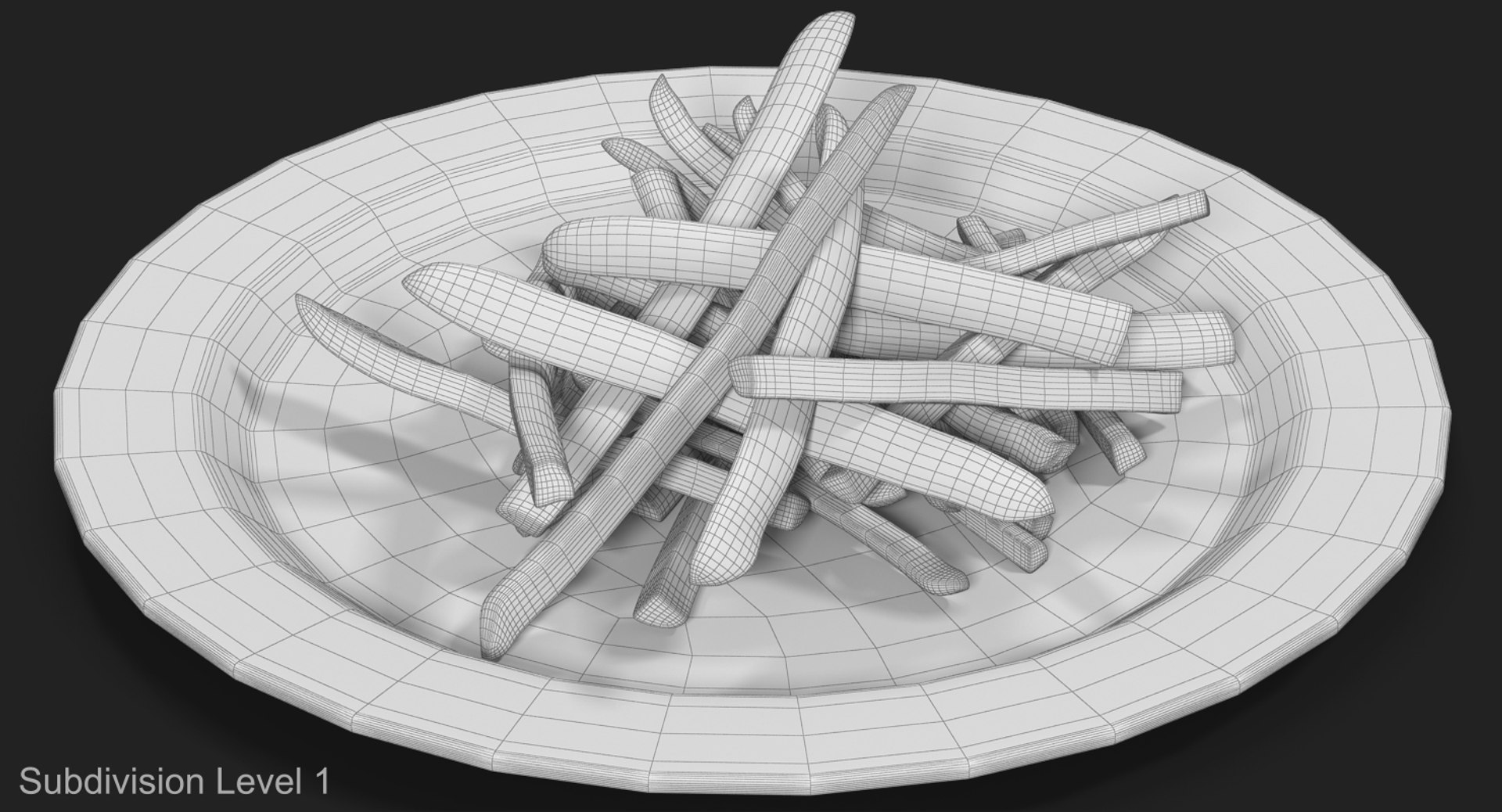 3D model french fries 4 - TurboSquid 1158204