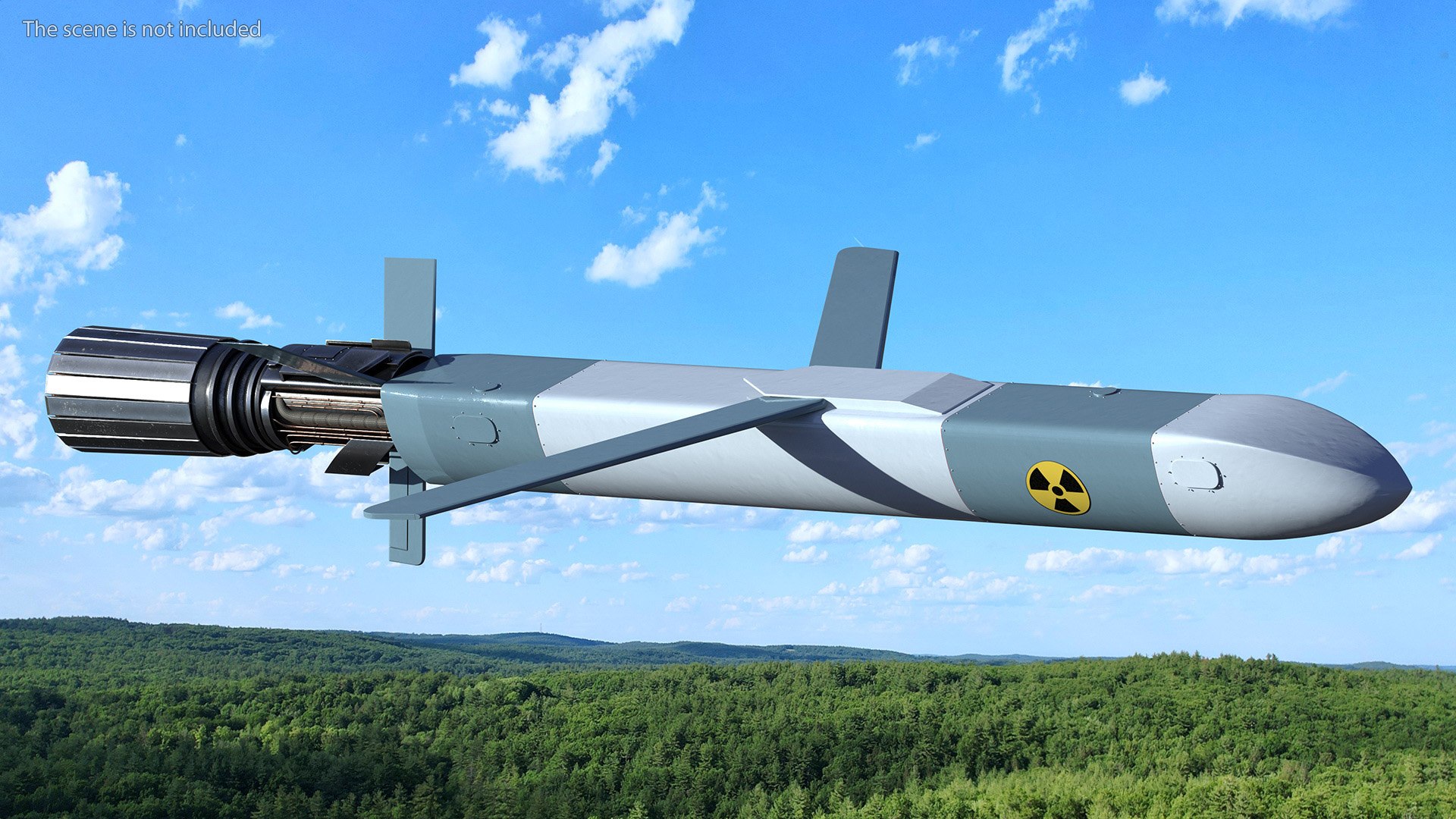 Russian Nuclear Powered Cruise Missile 3D Model - TurboSquid 2222200