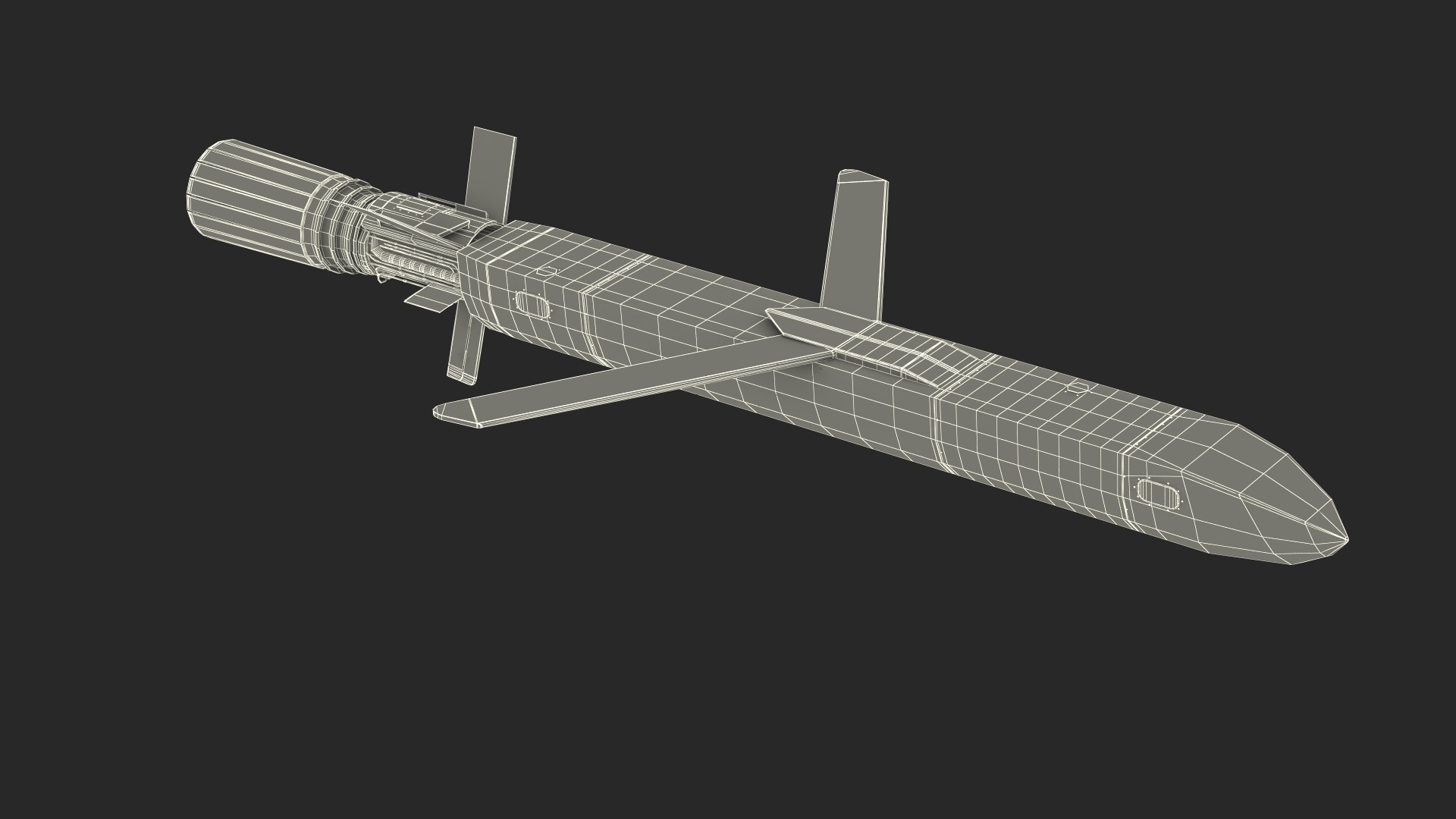 Russian Nuclear Powered Cruise Missile 3D Model - TurboSquid 2222200