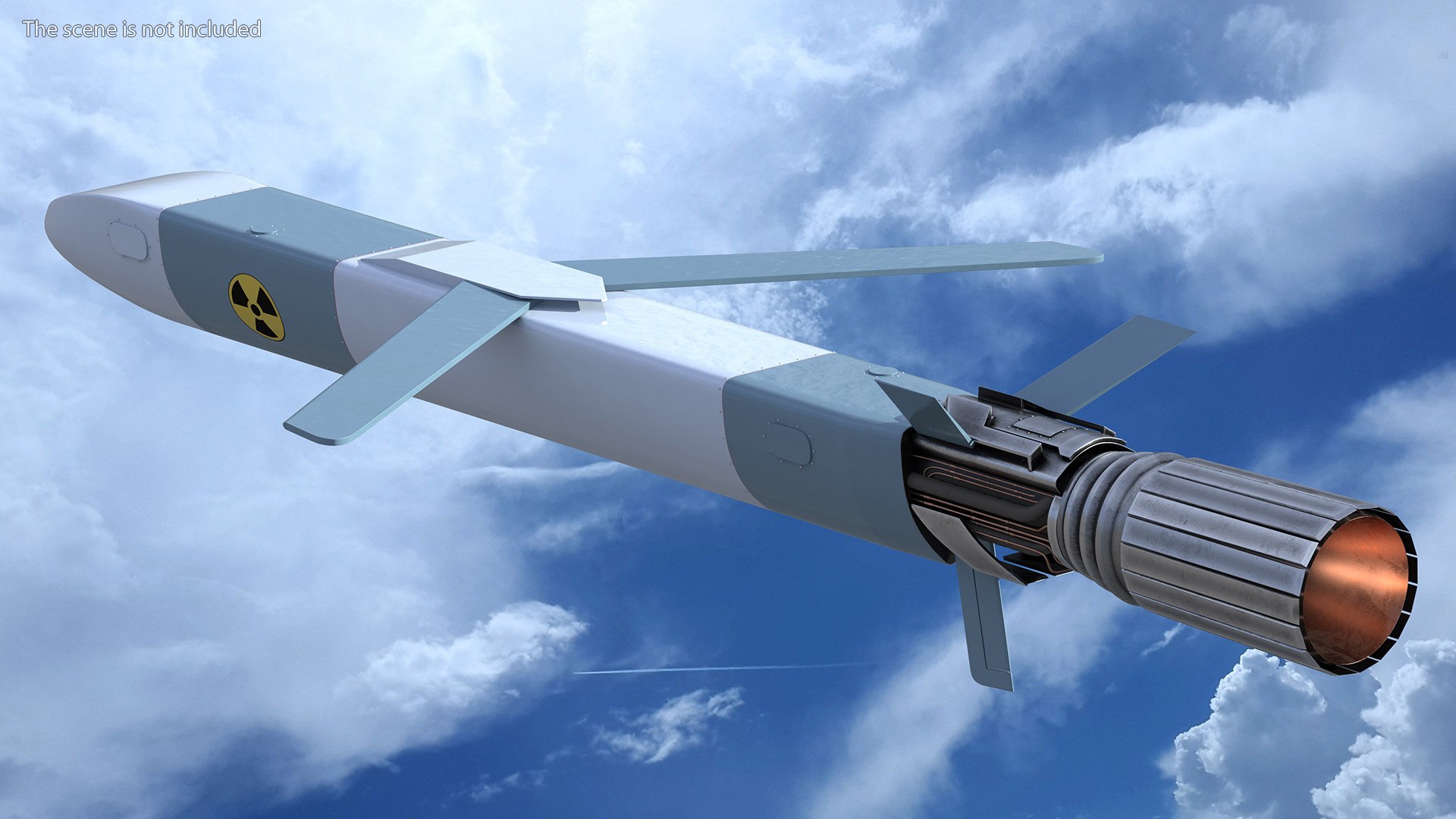 Russian Nuclear Powered Cruise Missile 3D Model - TurboSquid 2222200
