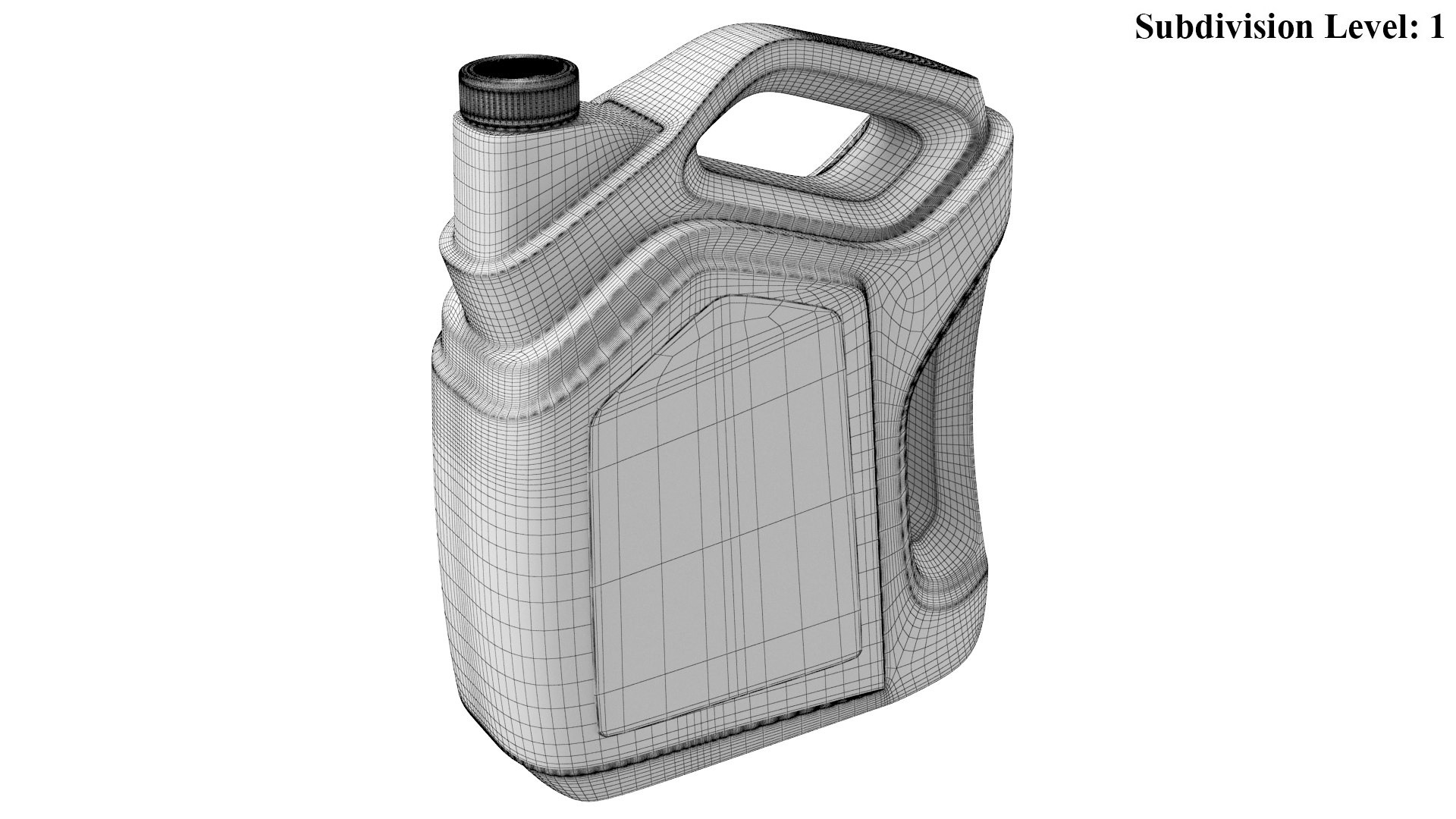 Shell Helix Oil Plastic Bottle 3D - TurboSquid 1789155