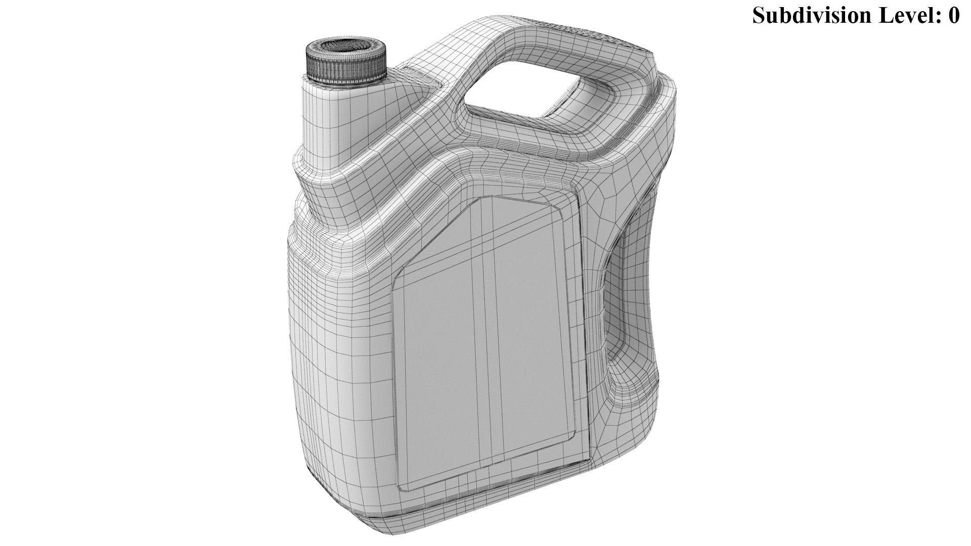 Shell Helix Oil Plastic Bottle 3D - TurboSquid 1789155
