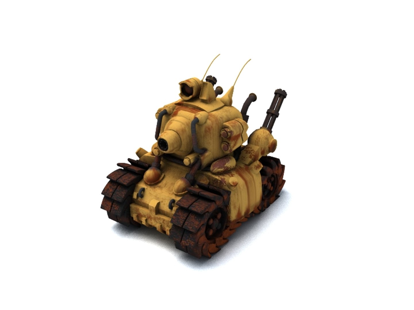 3D rusted tank - TurboSquid 1305574