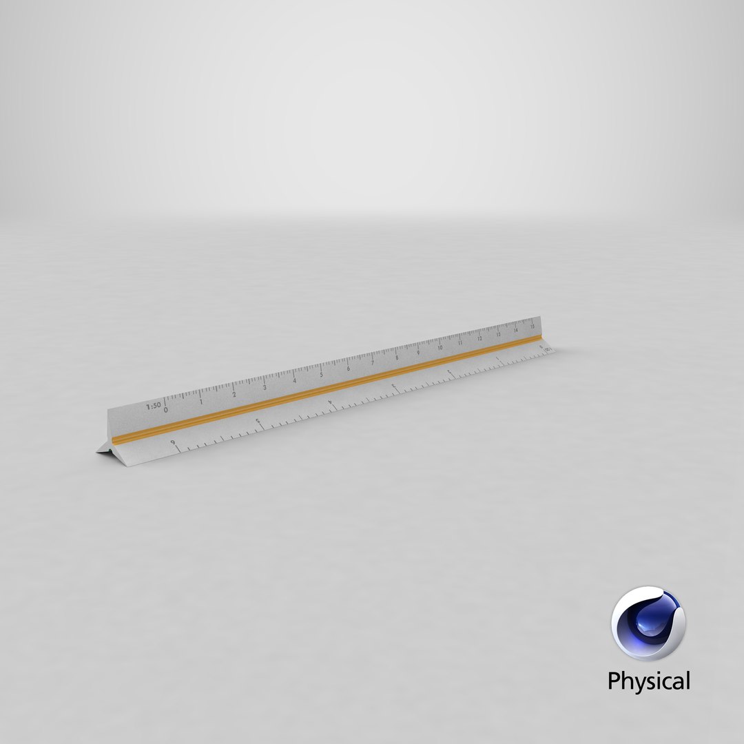 Scale Ruler 3D Model - TurboSquid 1805387