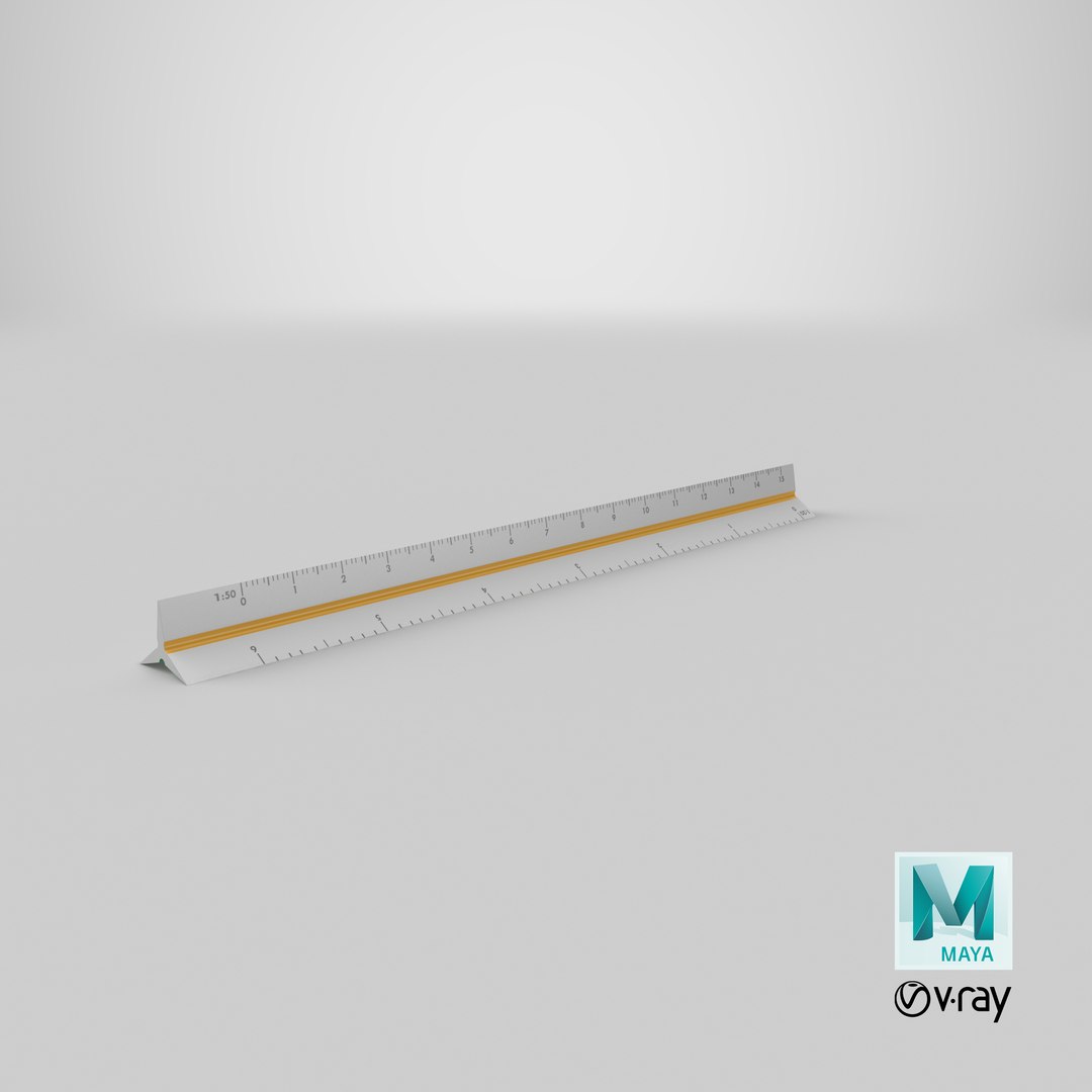 Scale Ruler 3D Model - TurboSquid 1805387