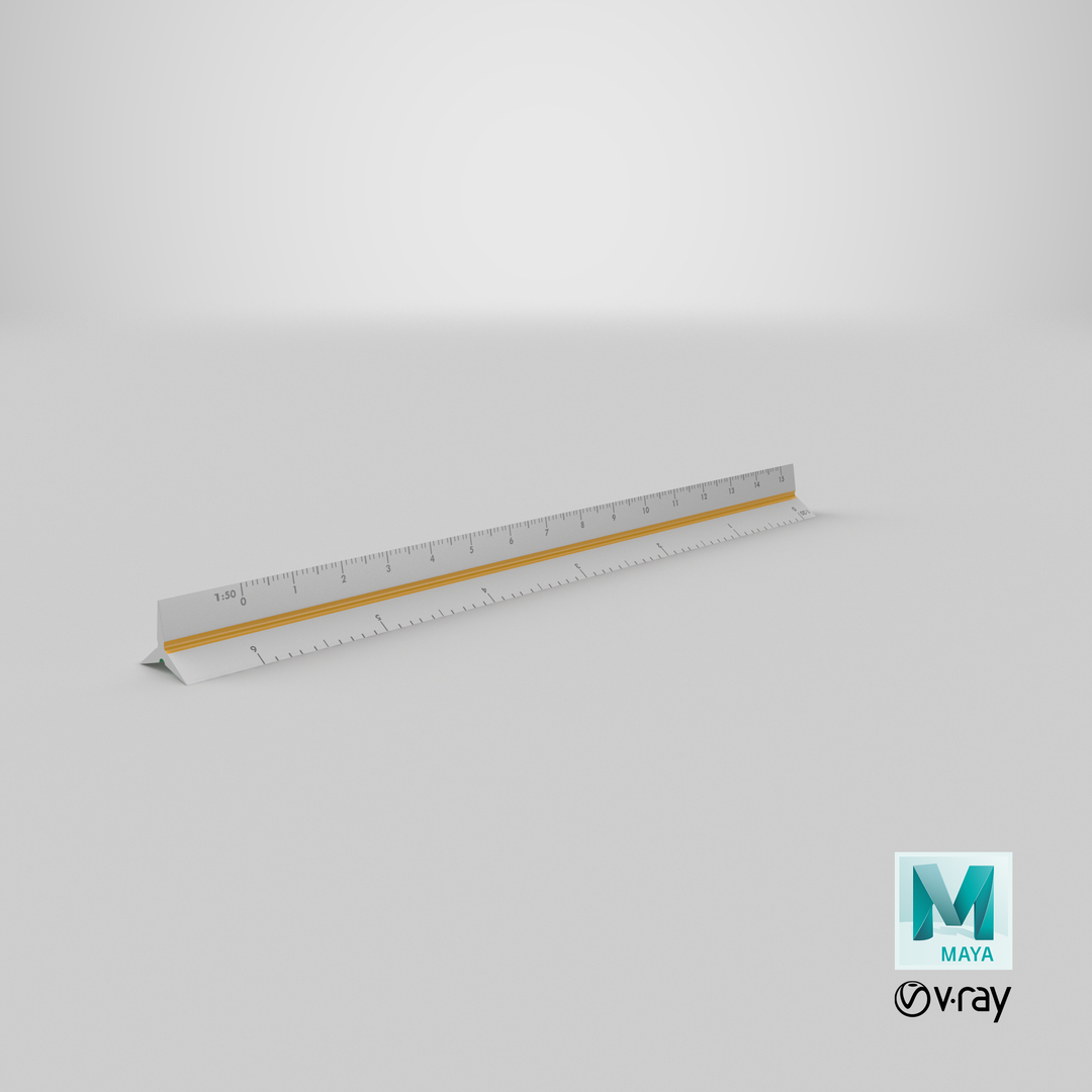 Scale Ruler 3D model - TurboSquid 1805387