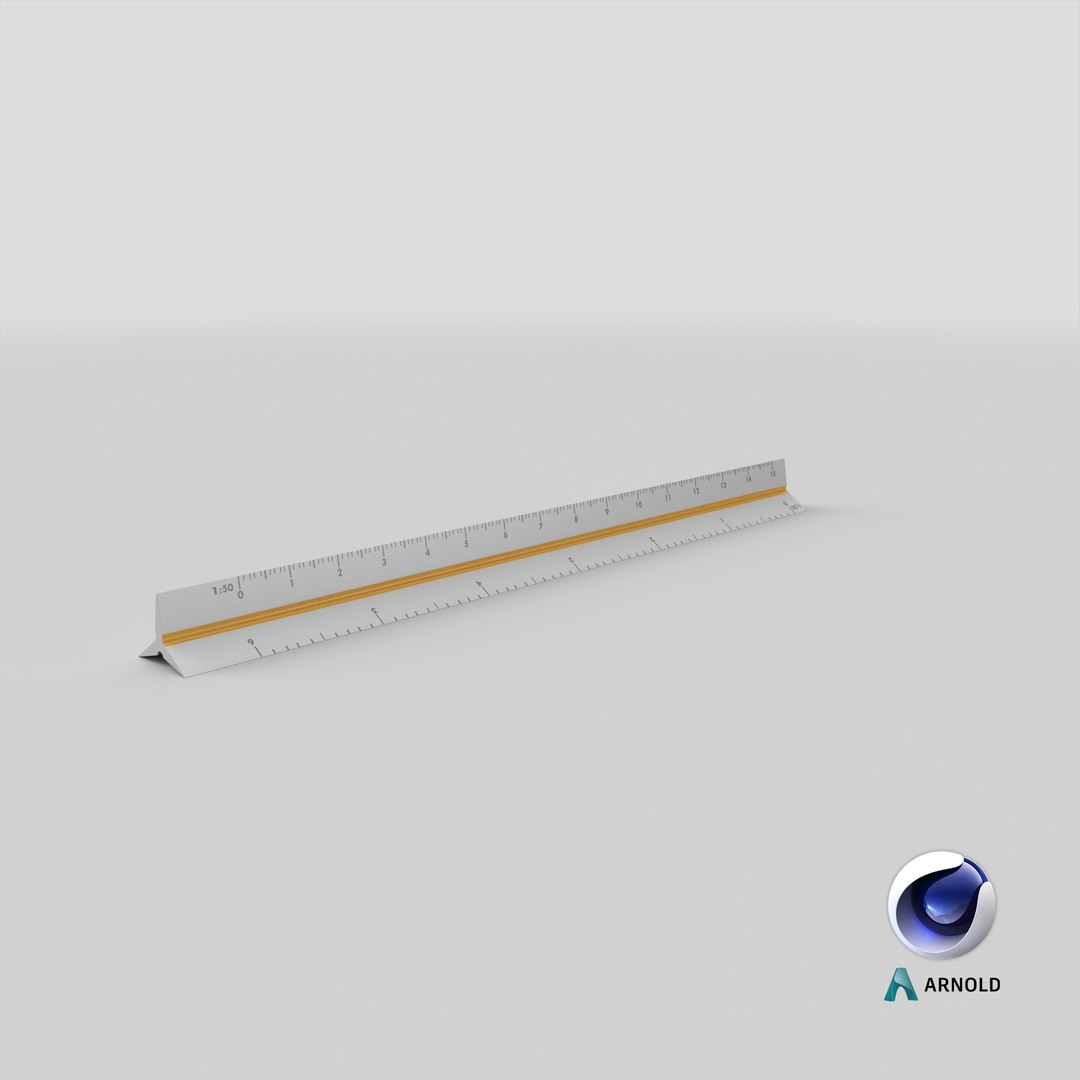 Scale Ruler 3D Model - TurboSquid 1805387