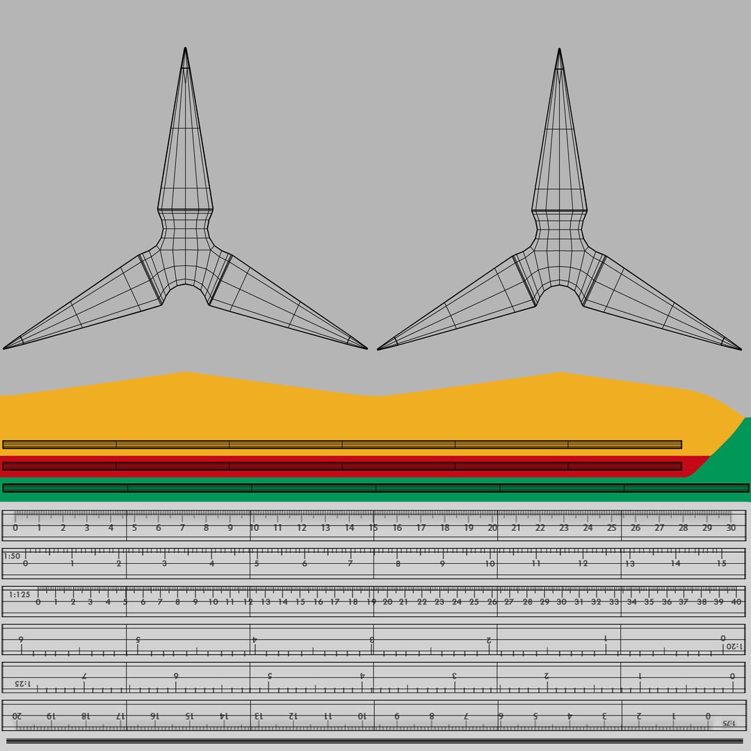 Scale Ruler 3D Model - TurboSquid 1805387