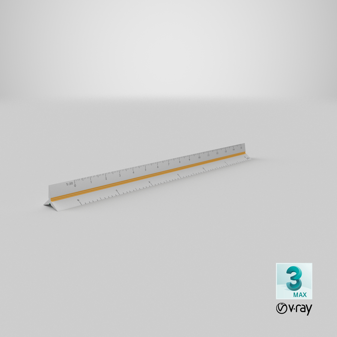 Scale Ruler 3D model - TurboSquid 1805387