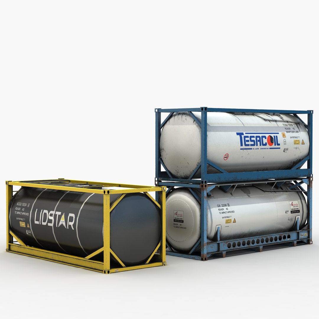 3D Model Tank Containers - TurboSquid 1227400