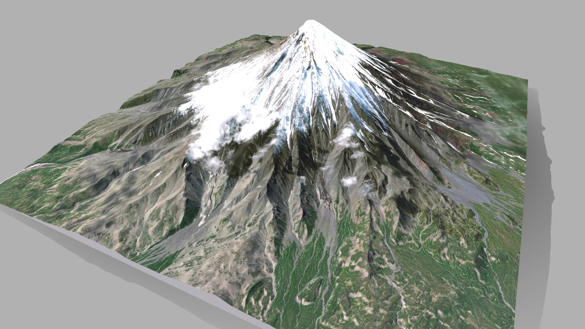 Volcano Kronotskaya Sopka Kamchatka 3D Model - TurboSquid 2097024