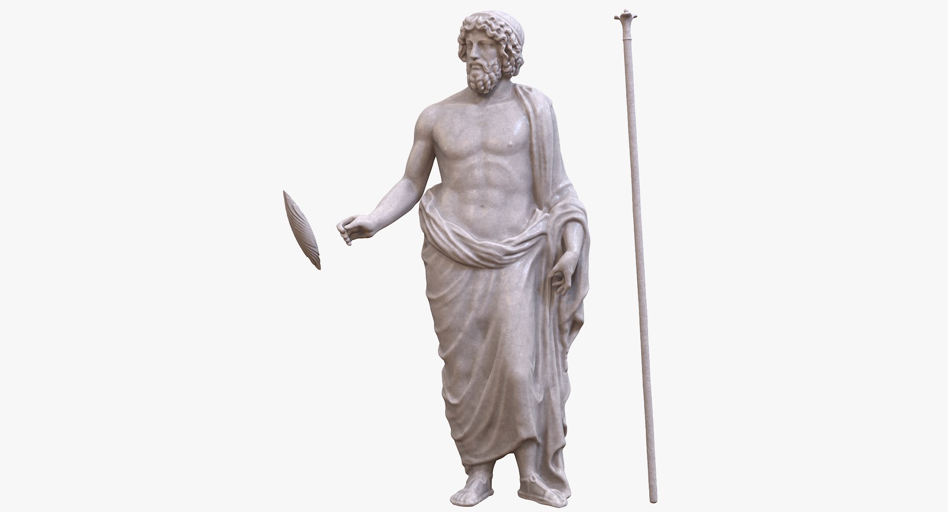3D Zeus Statue 2 - TurboSquid 2121075