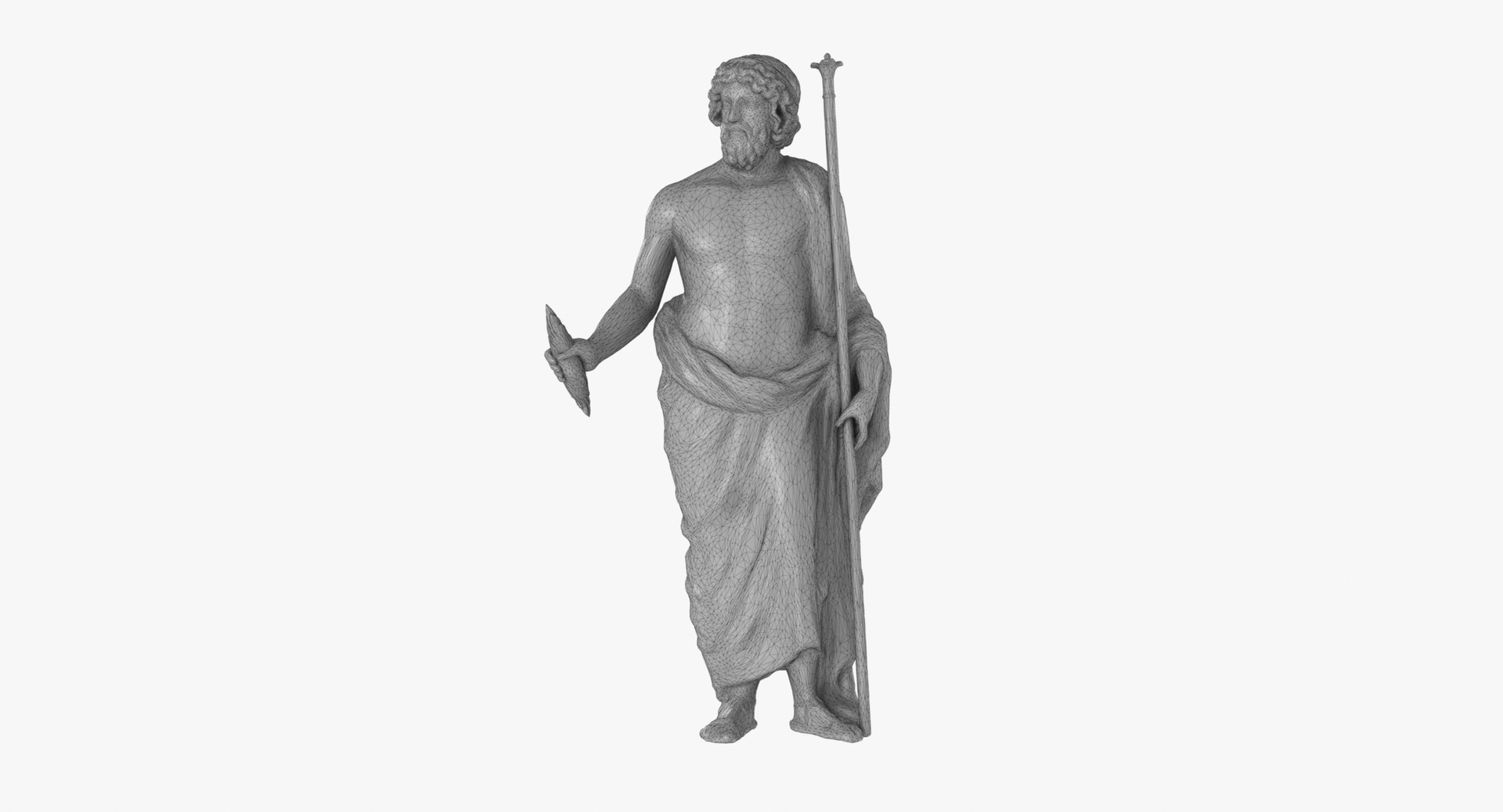 3D Zeus Statue 2 - TurboSquid 2121075