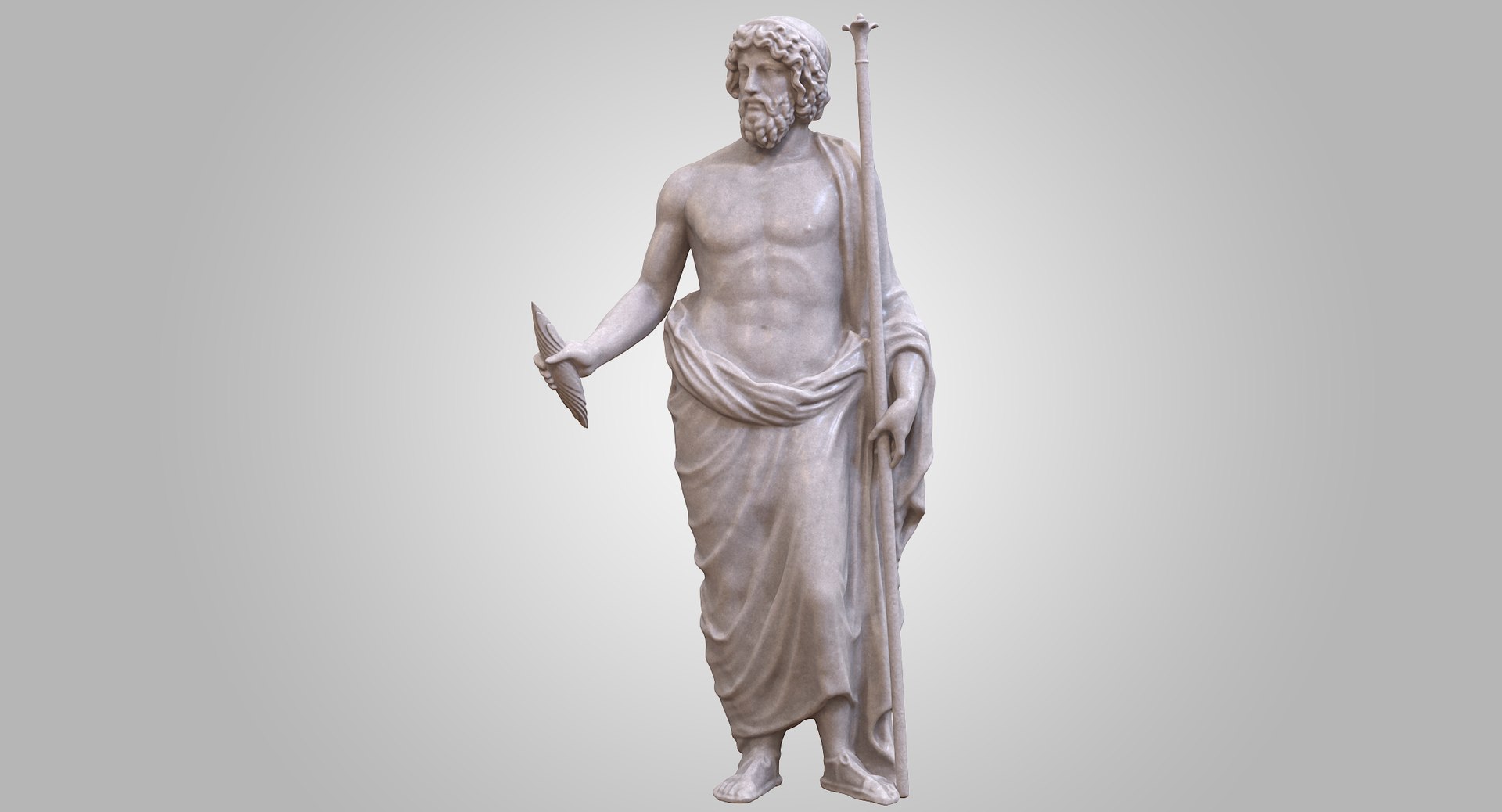 3D Zeus Statue 2 - TurboSquid 2121075