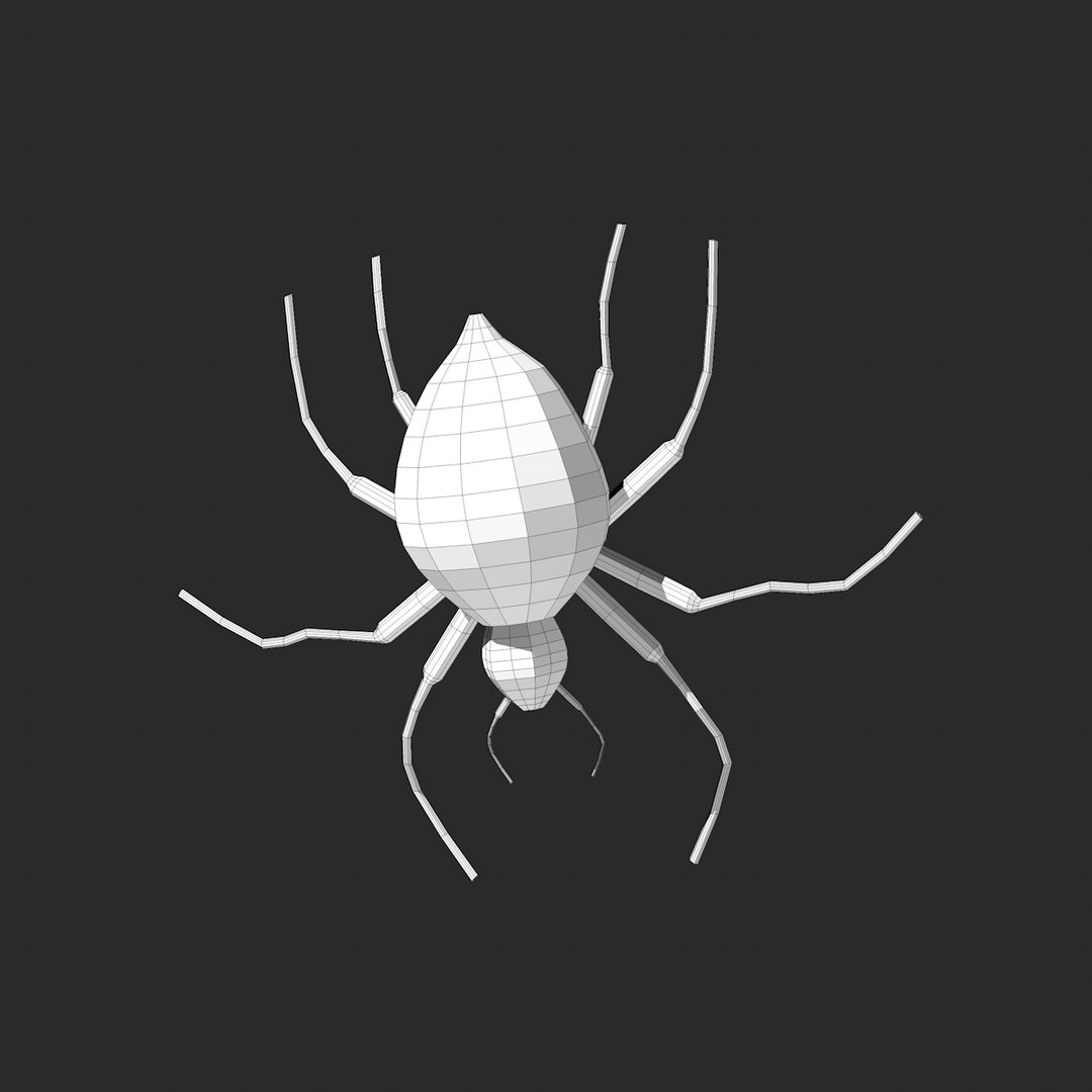 3ds Max Cartoon Tree Spider