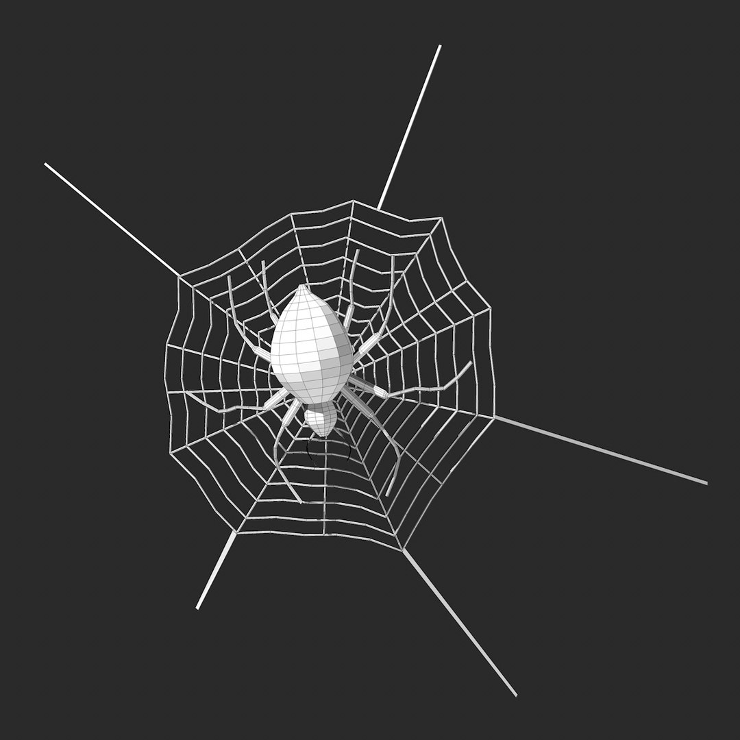 3ds Max Cartoon Tree Spider