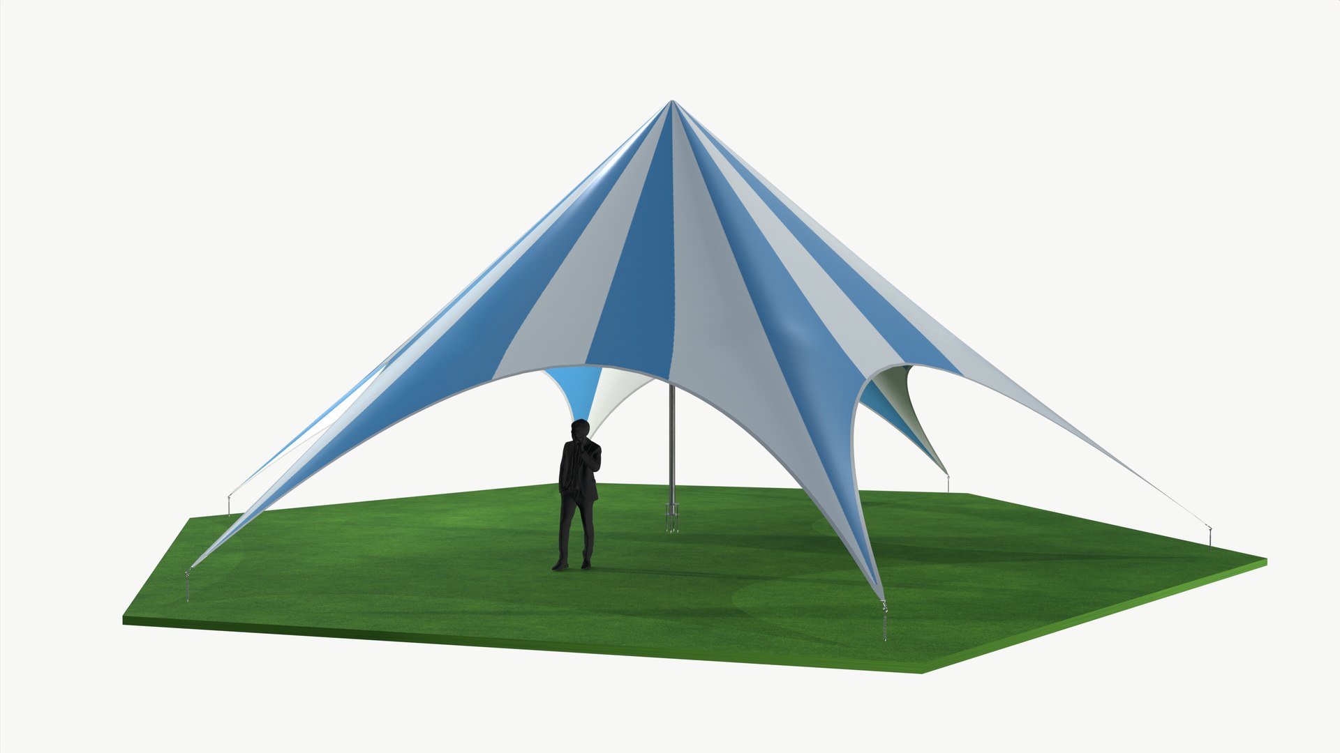 3D Tensile Structure Star Model - TurboSquid 2220741
