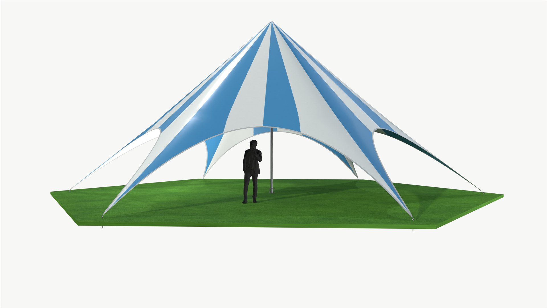 3D Tensile Structure Star Model - TurboSquid 2220741