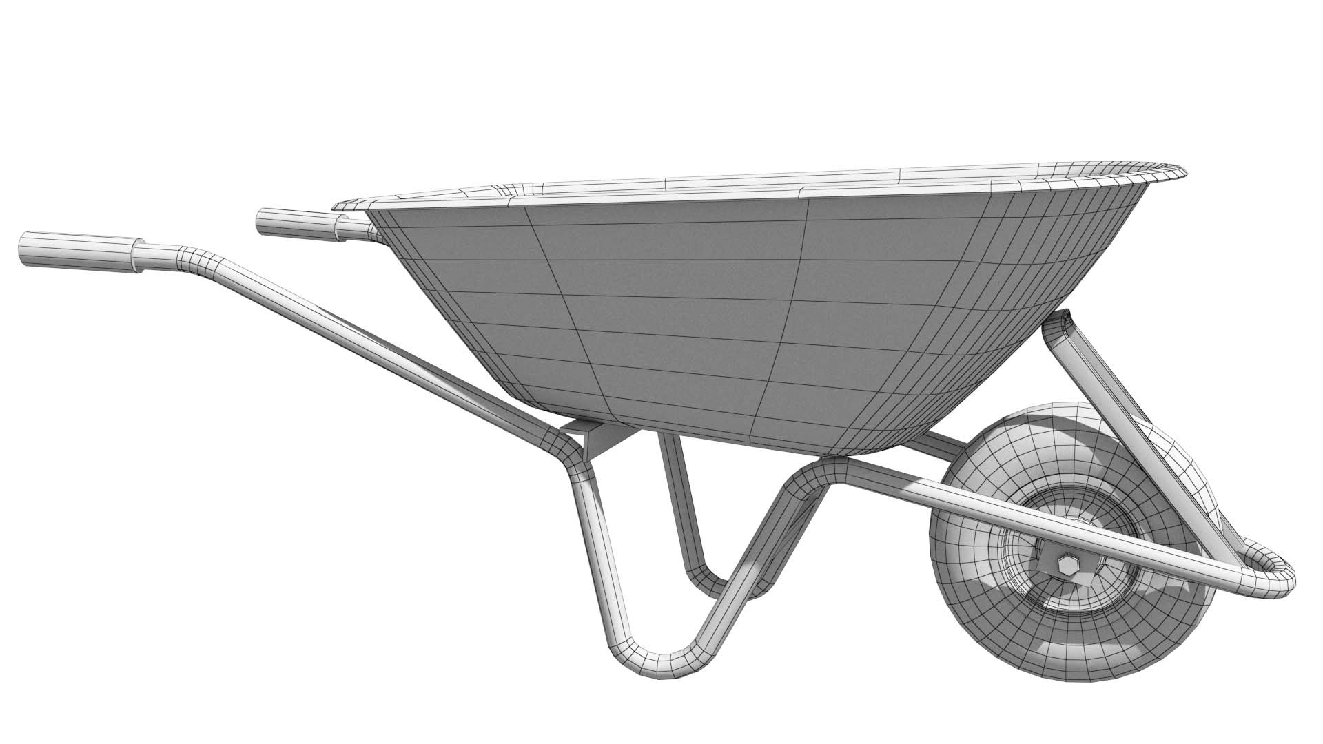 WWheelbarrow Model - TurboSquid 1950110