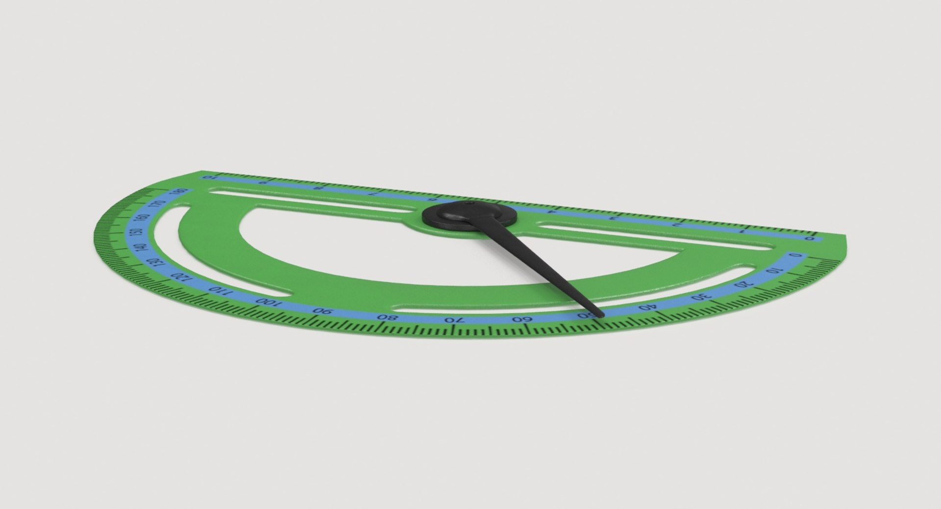 Protractor 1 3d Max