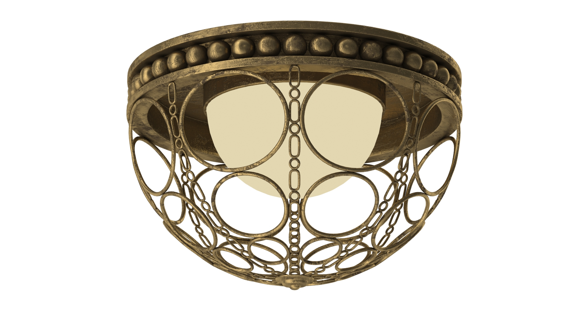 Ceiling Cage Light 3D Model - TurboSquid 1467604